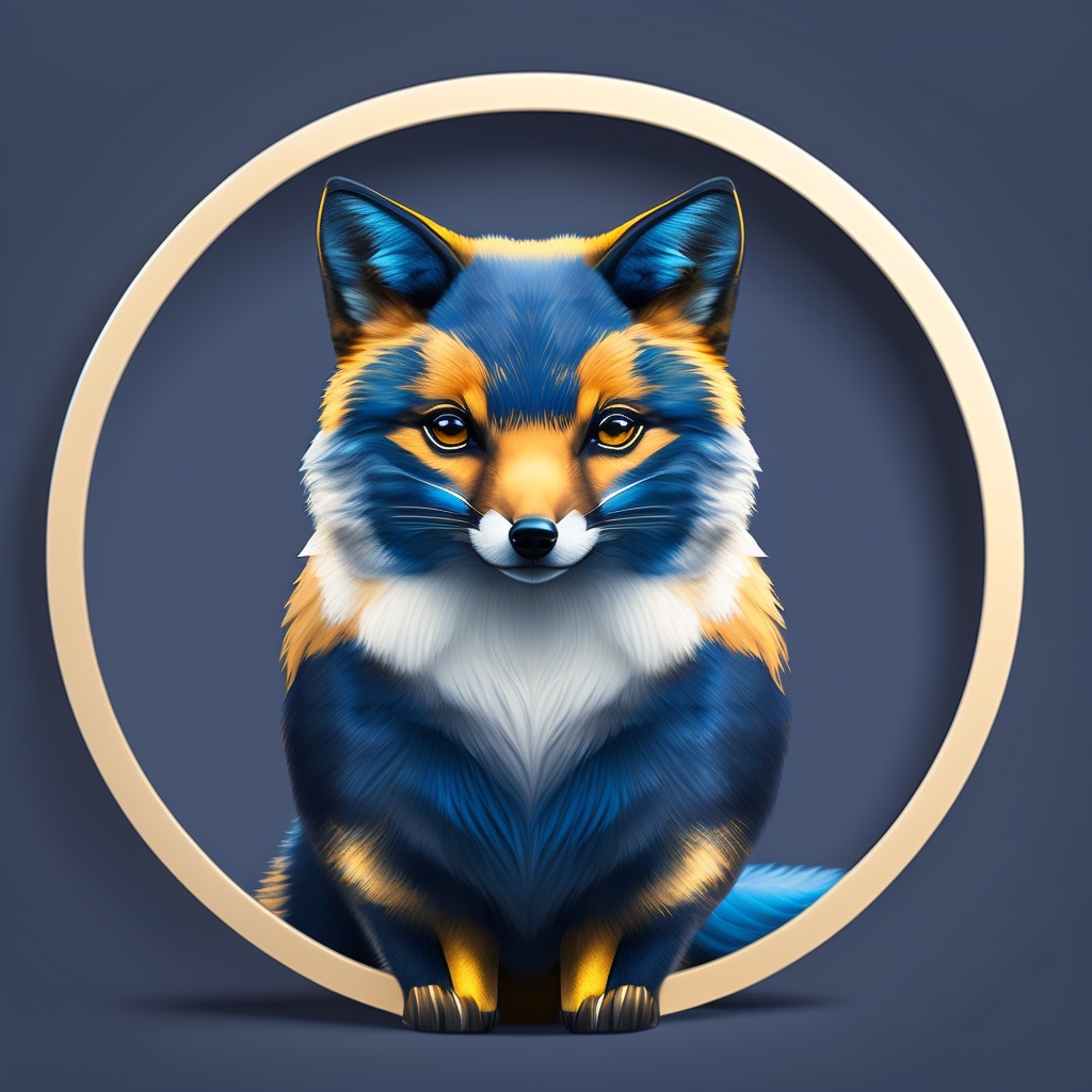 Lexica - Super cute fox avatar with neutral background for an ...