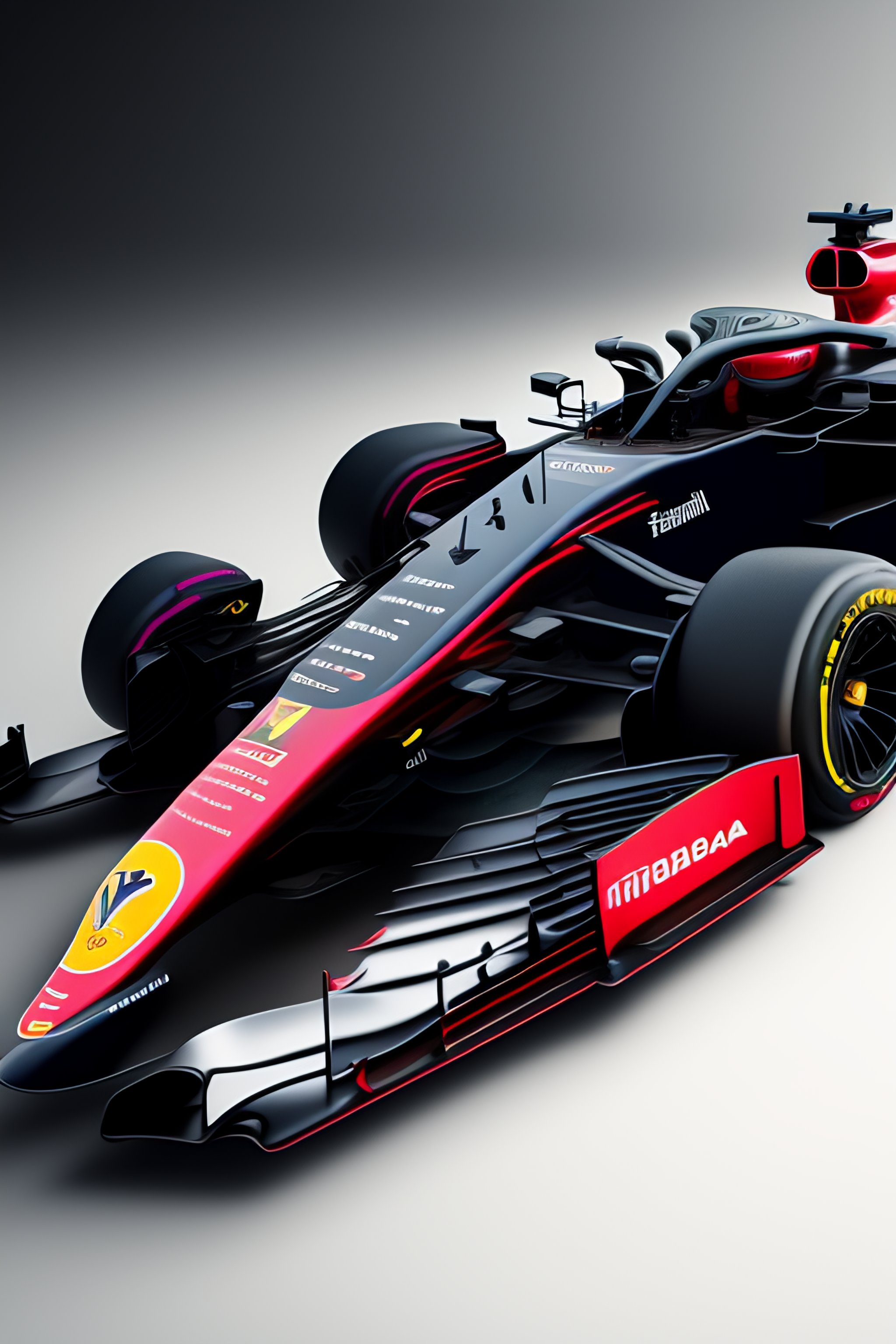 Lexica - Line art of ferrari SF90