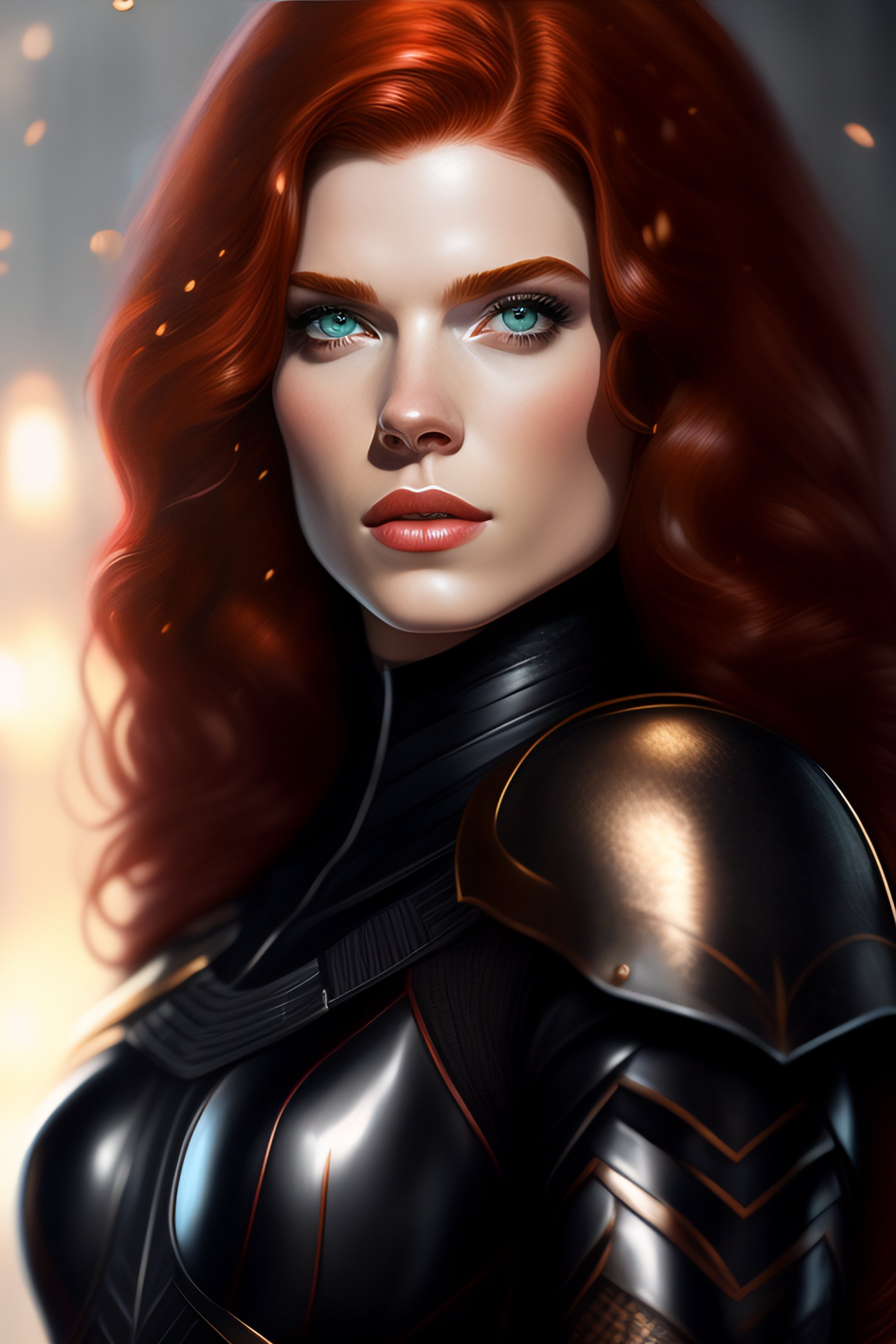 Lexica - Full body intense potrait of Thin Muscular rose leslie as ...