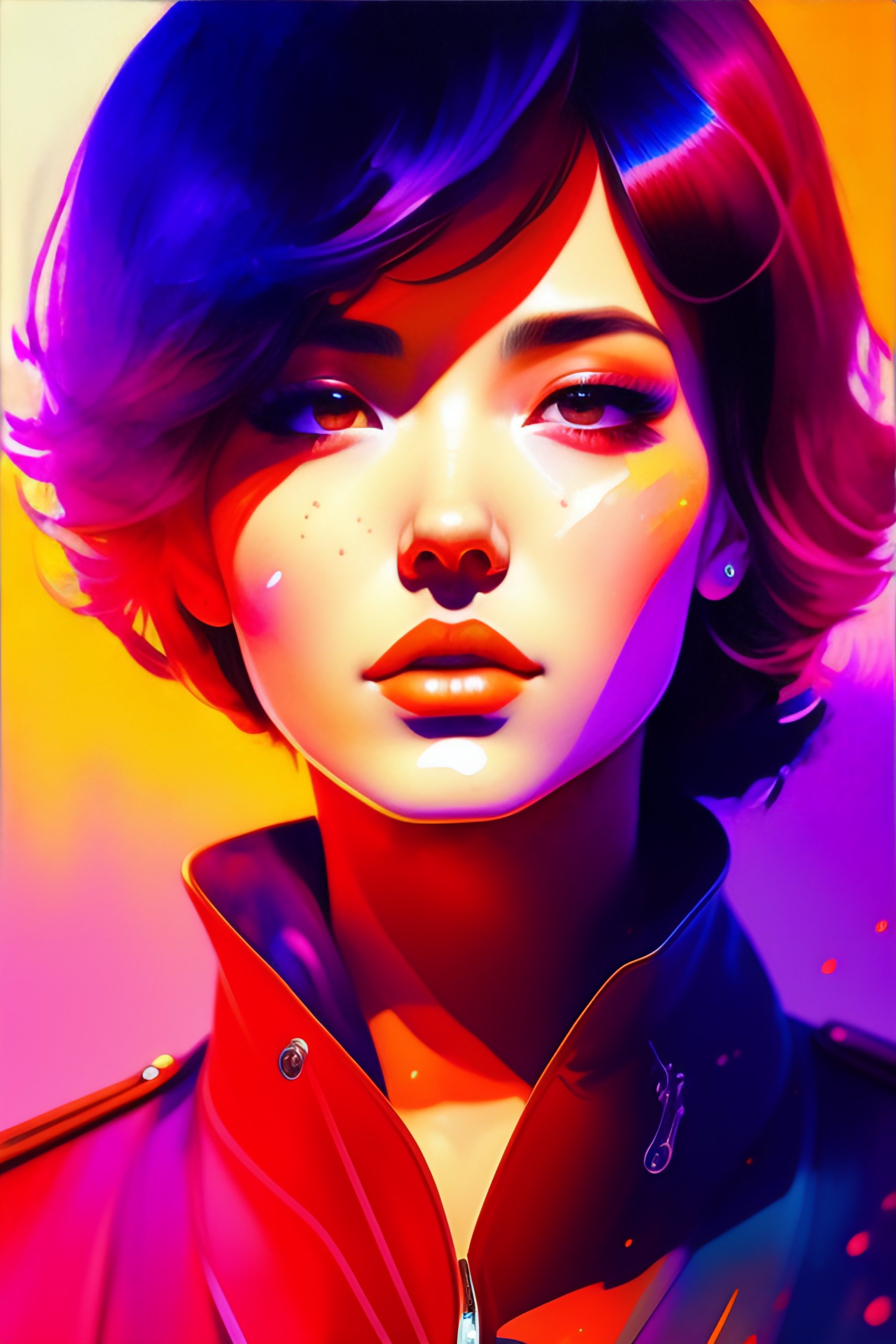 Lexica - MAD, sharpen focus, serious, watercolor explosion, by ilya ...