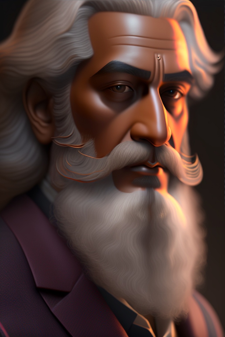 Lexica - !! hyperrealistic!! Rabindranath Tagore, by istvan sandorfi ...
