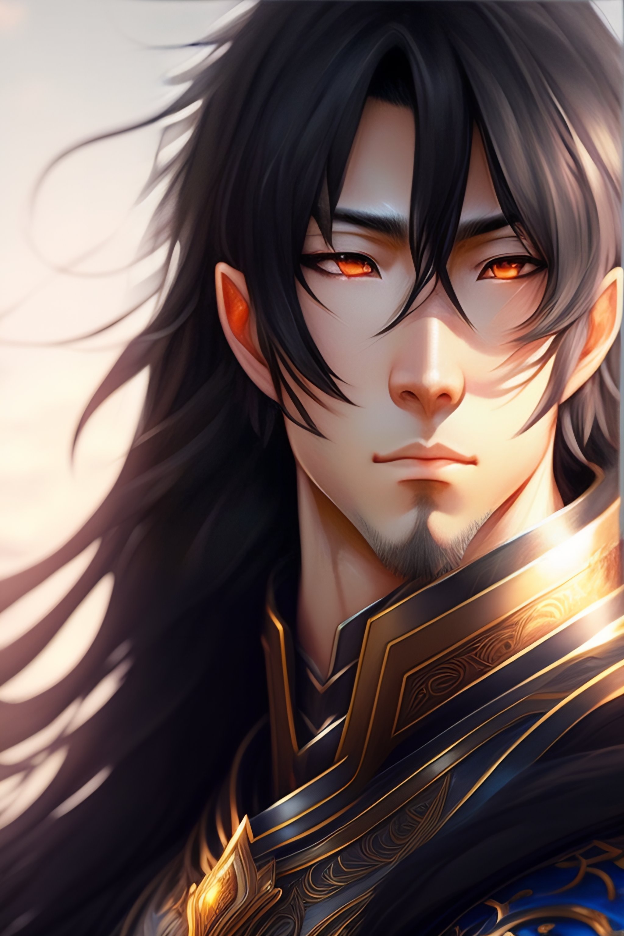 Lexica - Full body potrait muscular king arthur anime version, full ...