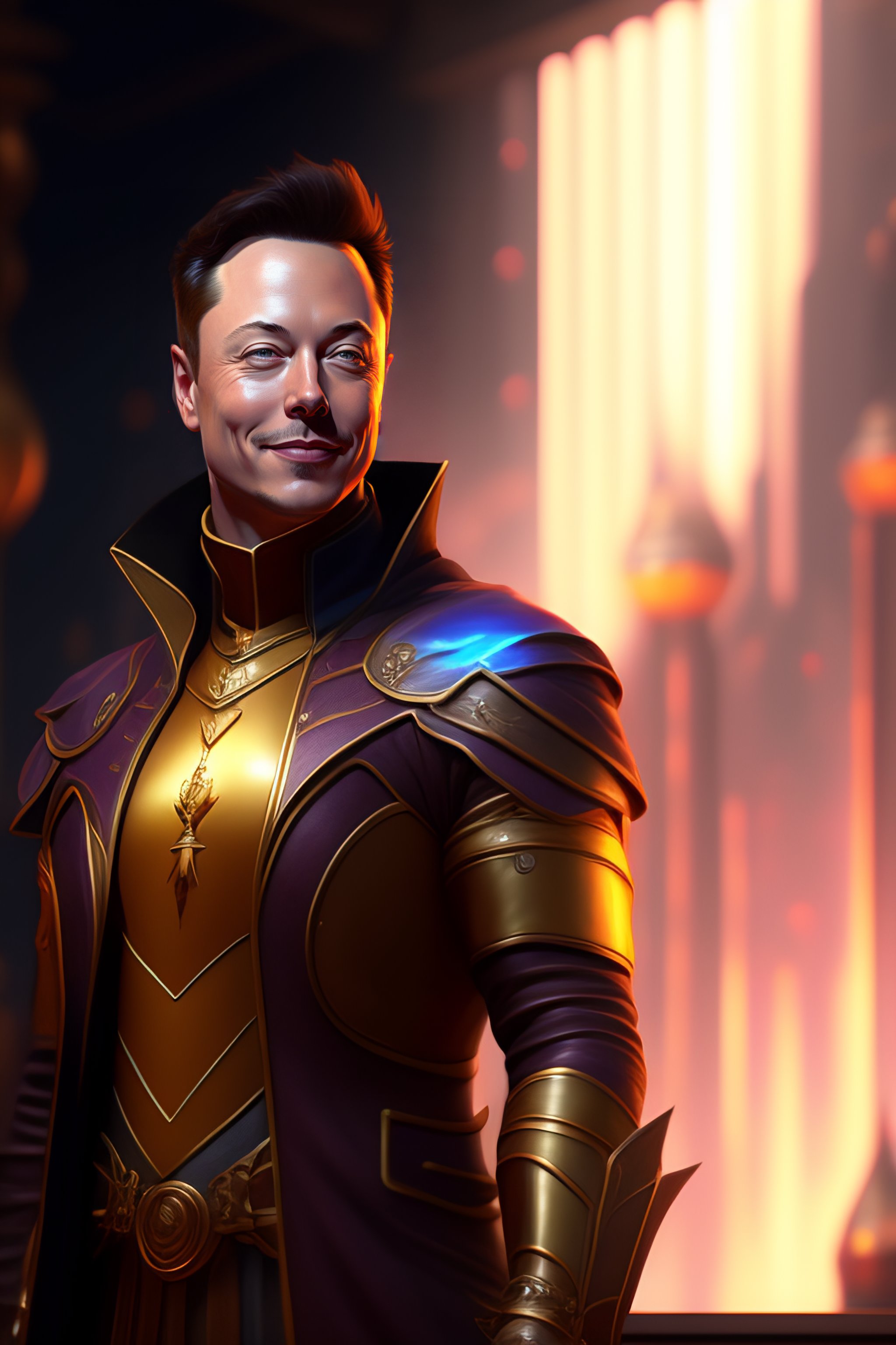 Lexica - Elon musk staring at the camera smirking and laughing, magic ...