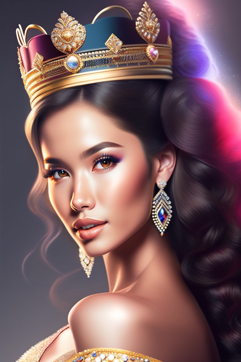 Lexica - Beauty queen girl, winner of an international contest