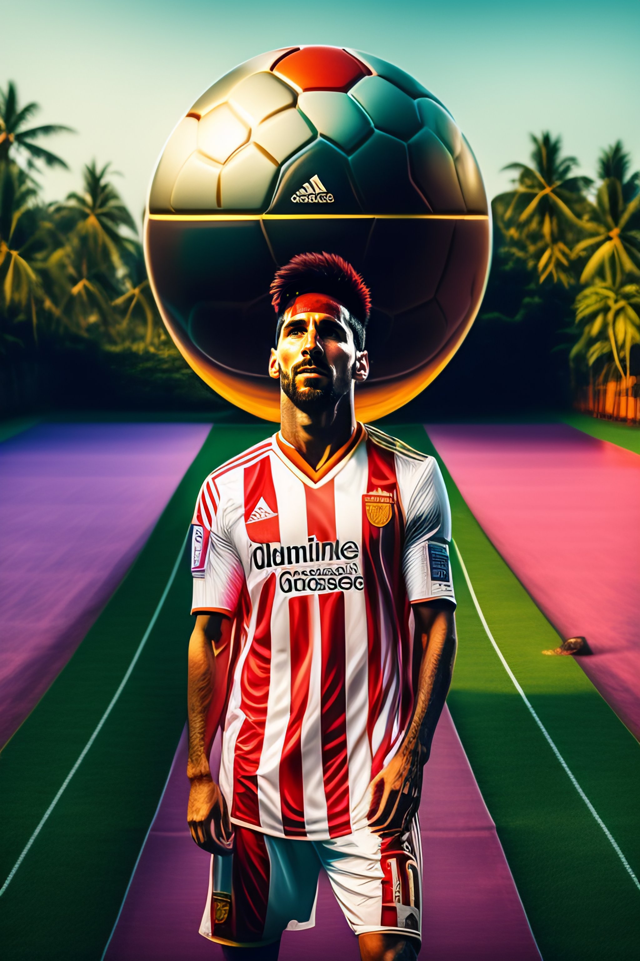 Lexica - Messi playing basketball, kerala,india,retro,8k