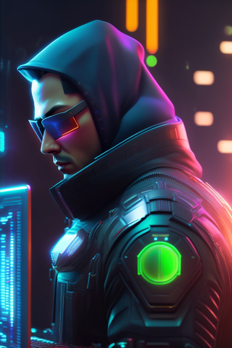 Lexica - Solo man in The Matrix, neo noir, cyberpunk, traditional art ...