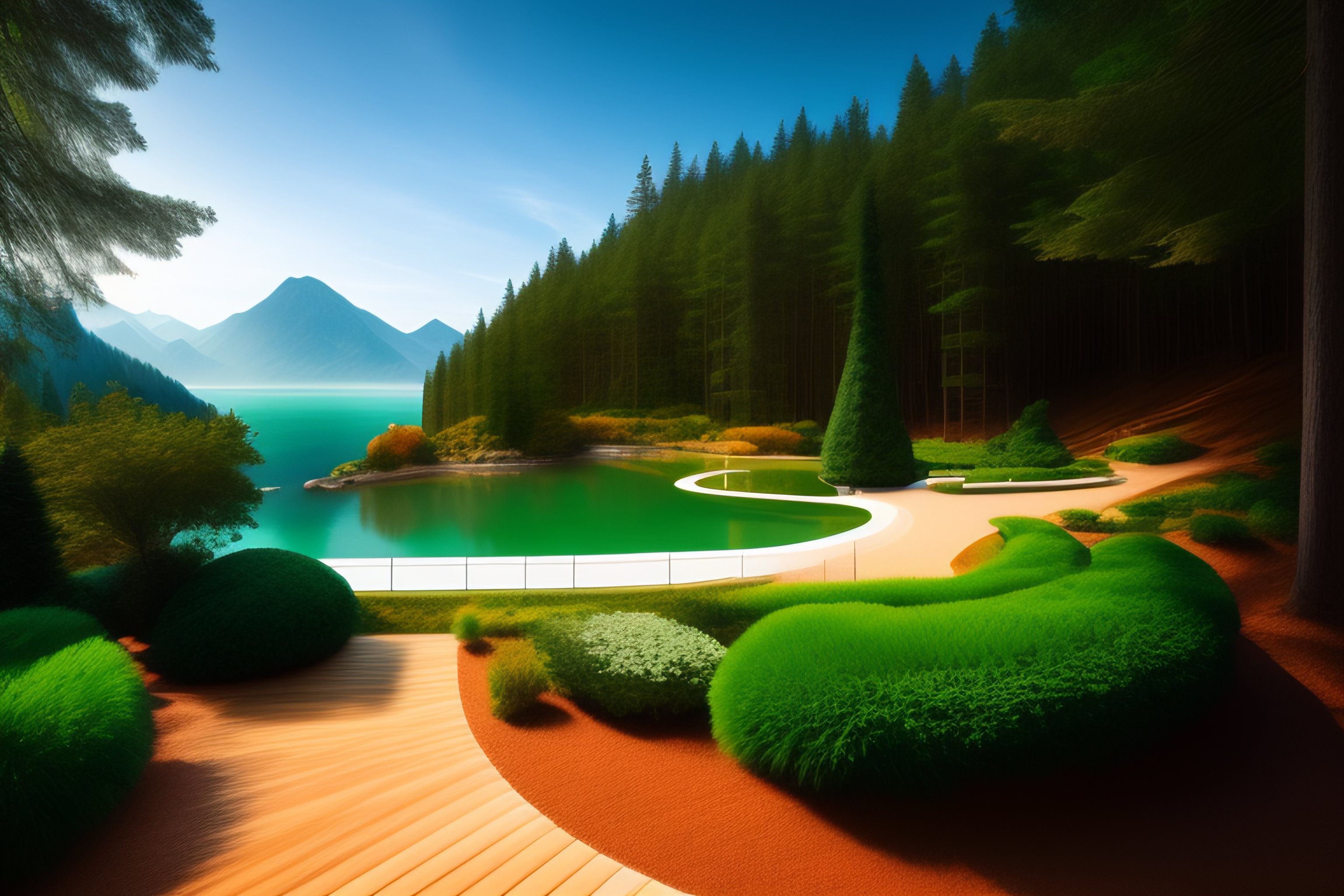 Lexica - Landscape paradise