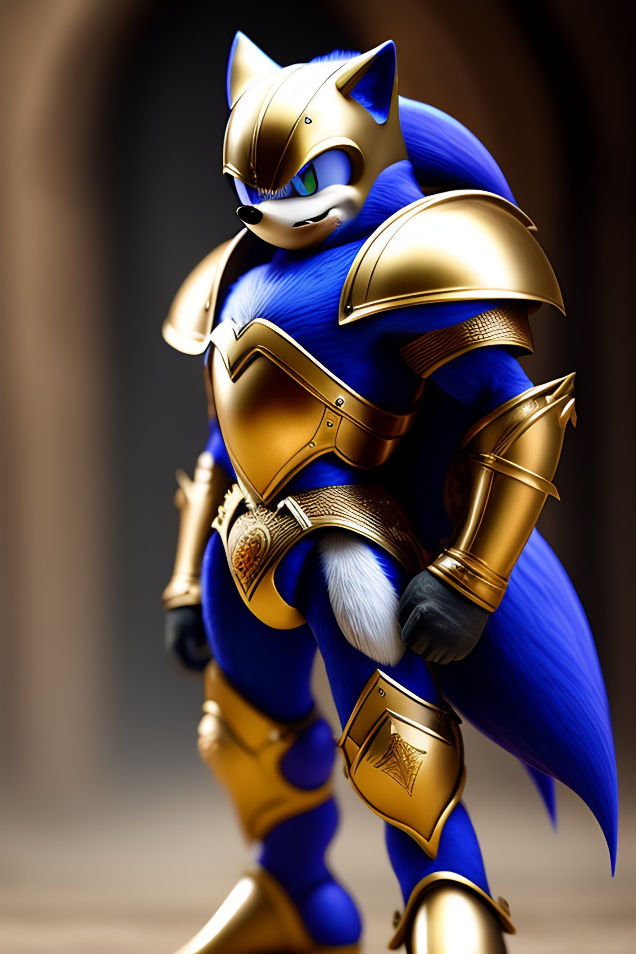 Lexica - Sonic in armor