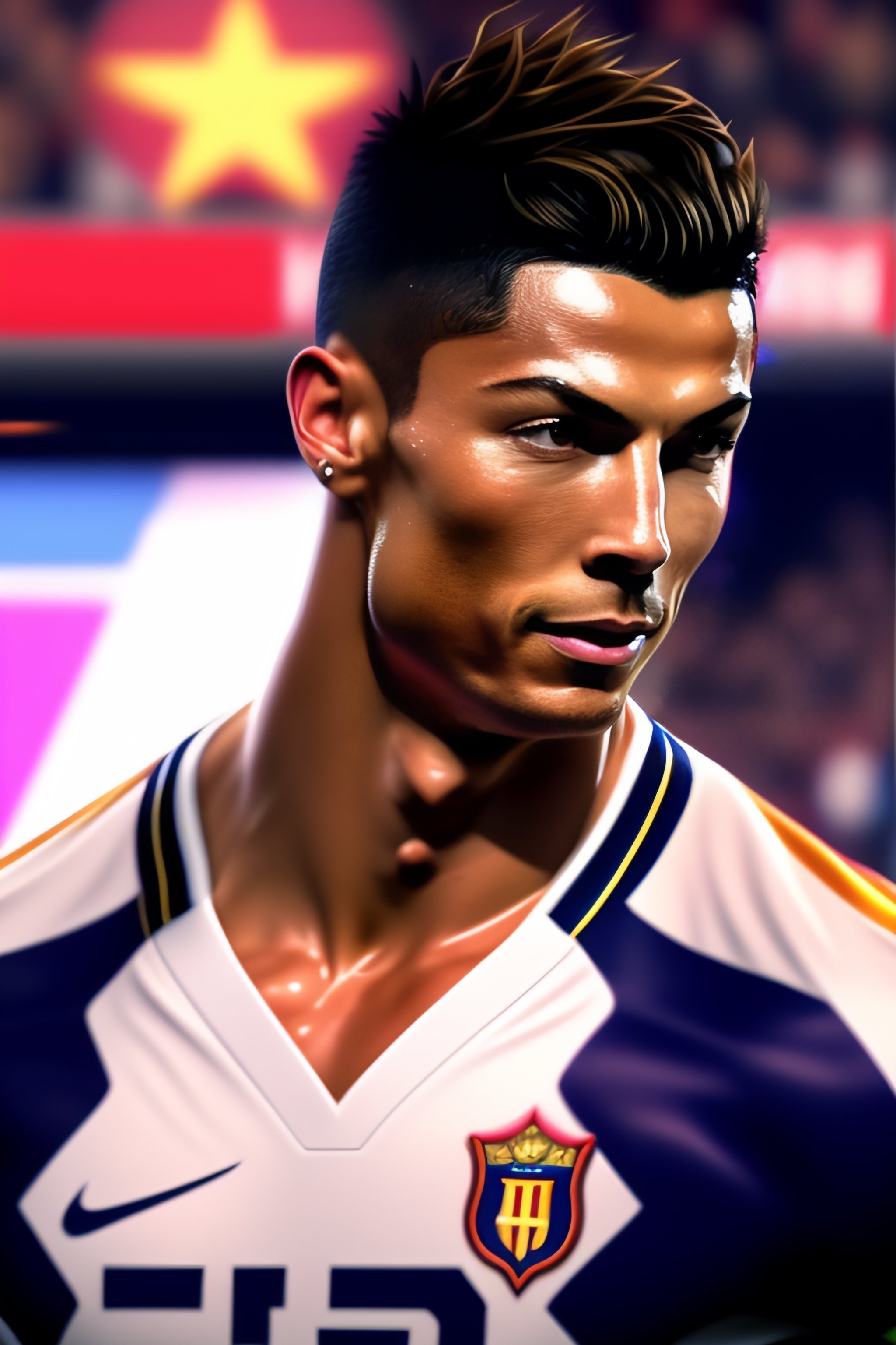 Lexica - Cristiano Ronaldo anime 4k sakamichan konachan