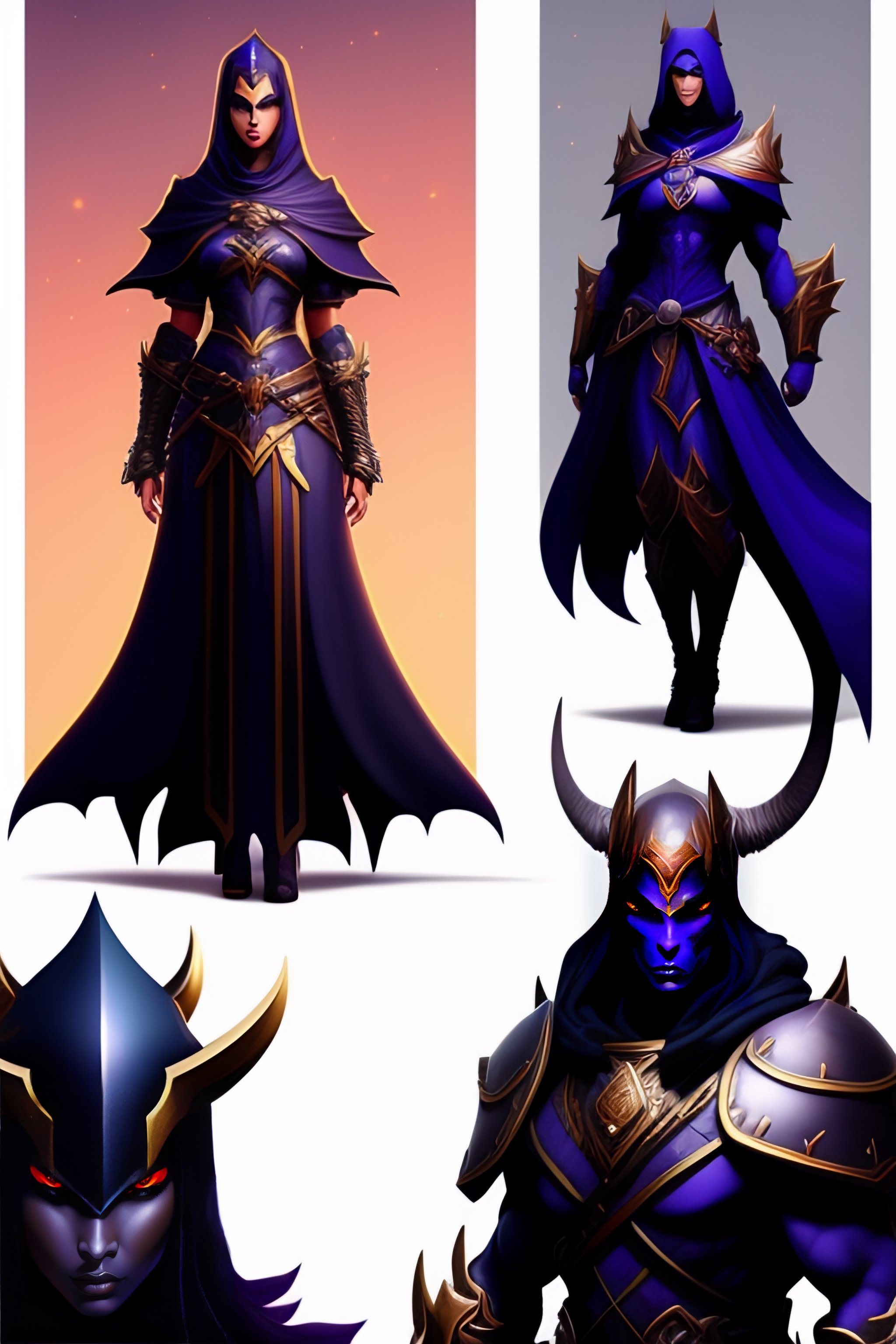 Lexica - Dark Elf Illustration Pack
