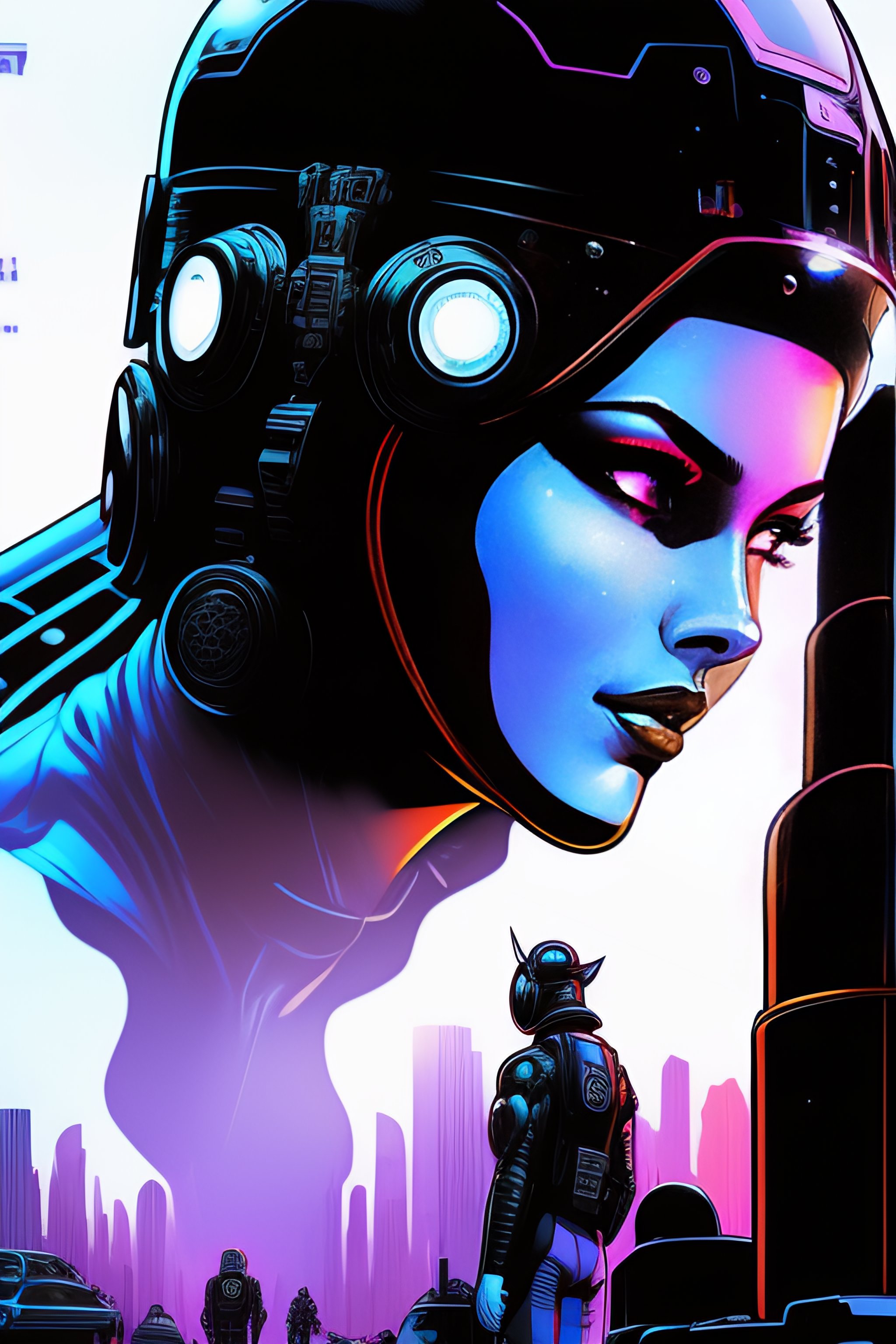 Lexica - A comic book panel about robots taking over the world ...