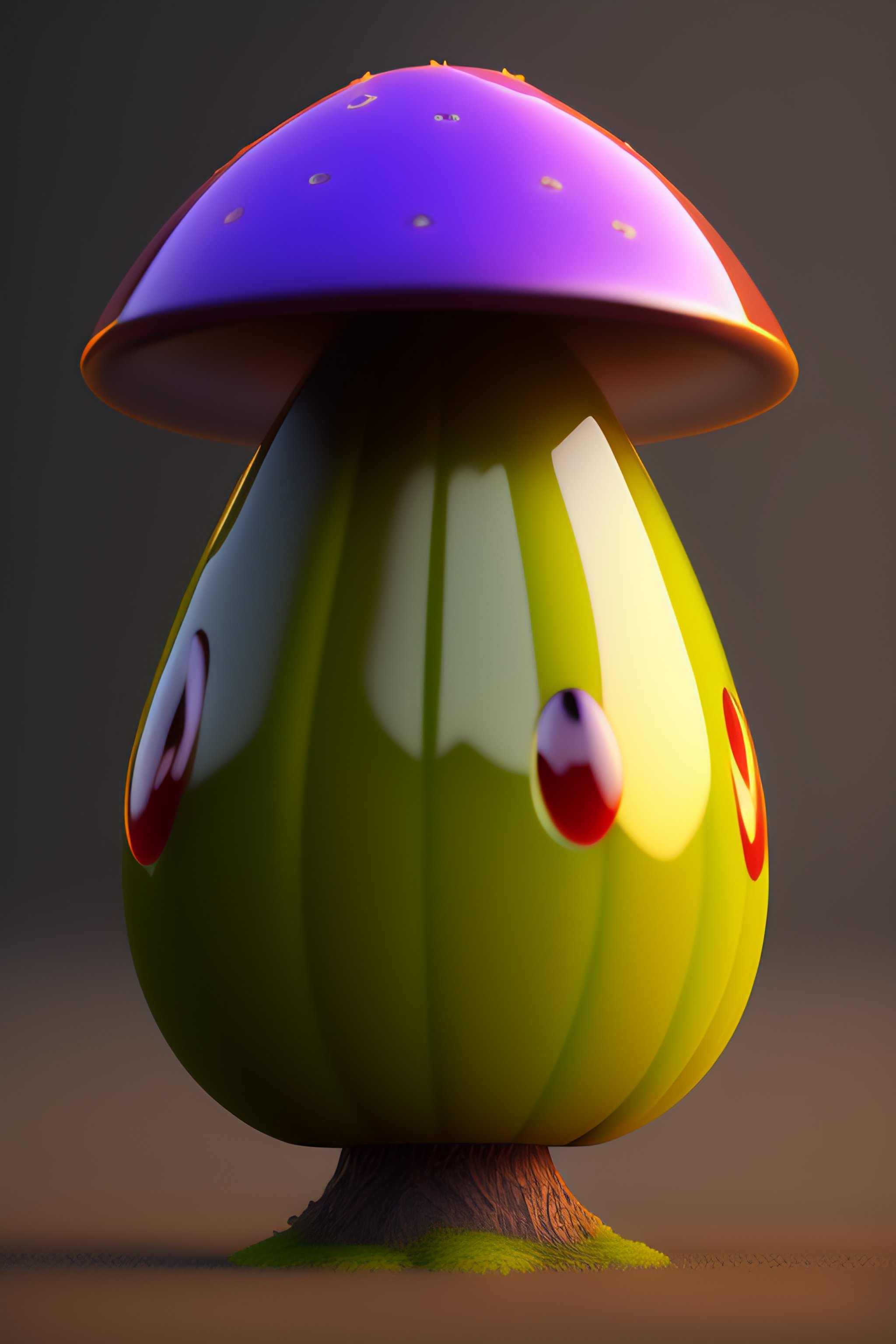 Lexica - Character based on enchanted mushroom, creature design, unreal ...