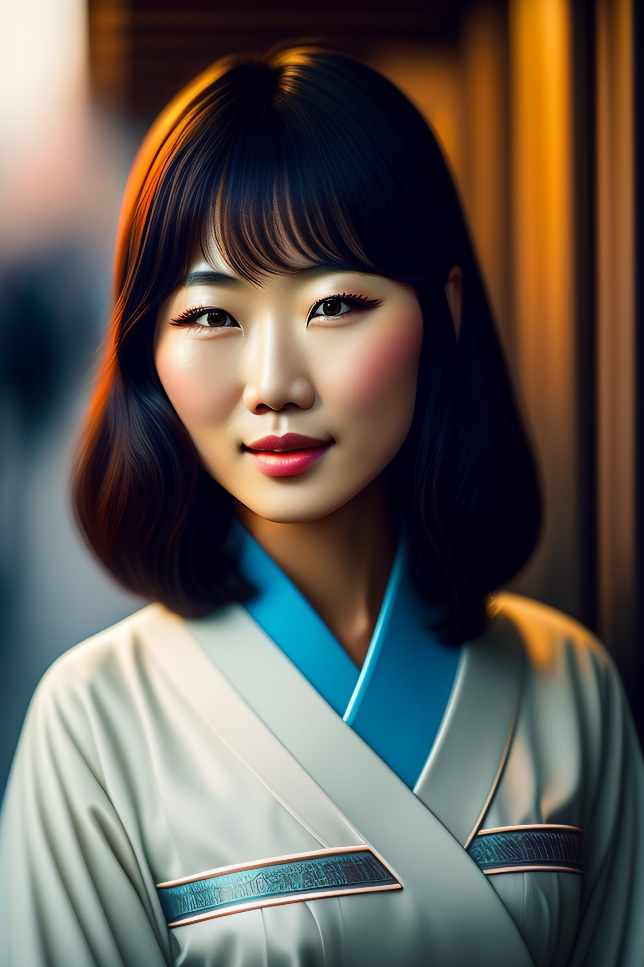 Lexica - Beautiful Japanese girl in kokoshnik