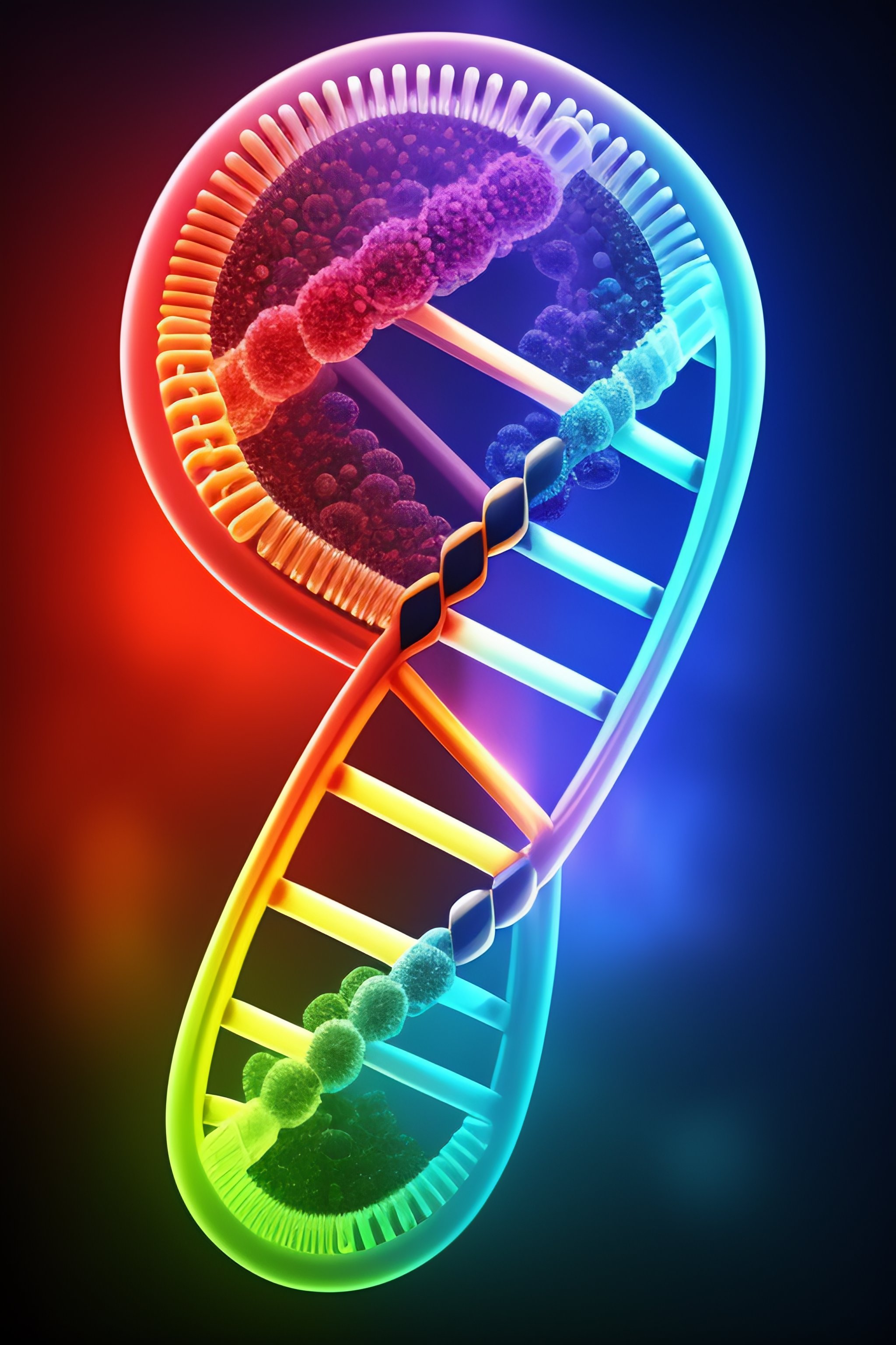 Lexica - DNA with random famous mathematical equations as a backdrop ...