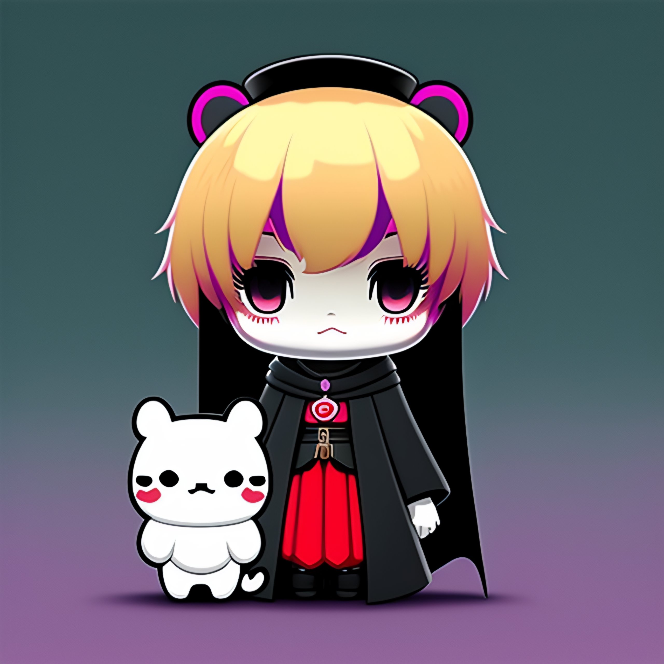 Lexica - Chibi anime grim reaper, kawaii, Sanrio Ltd