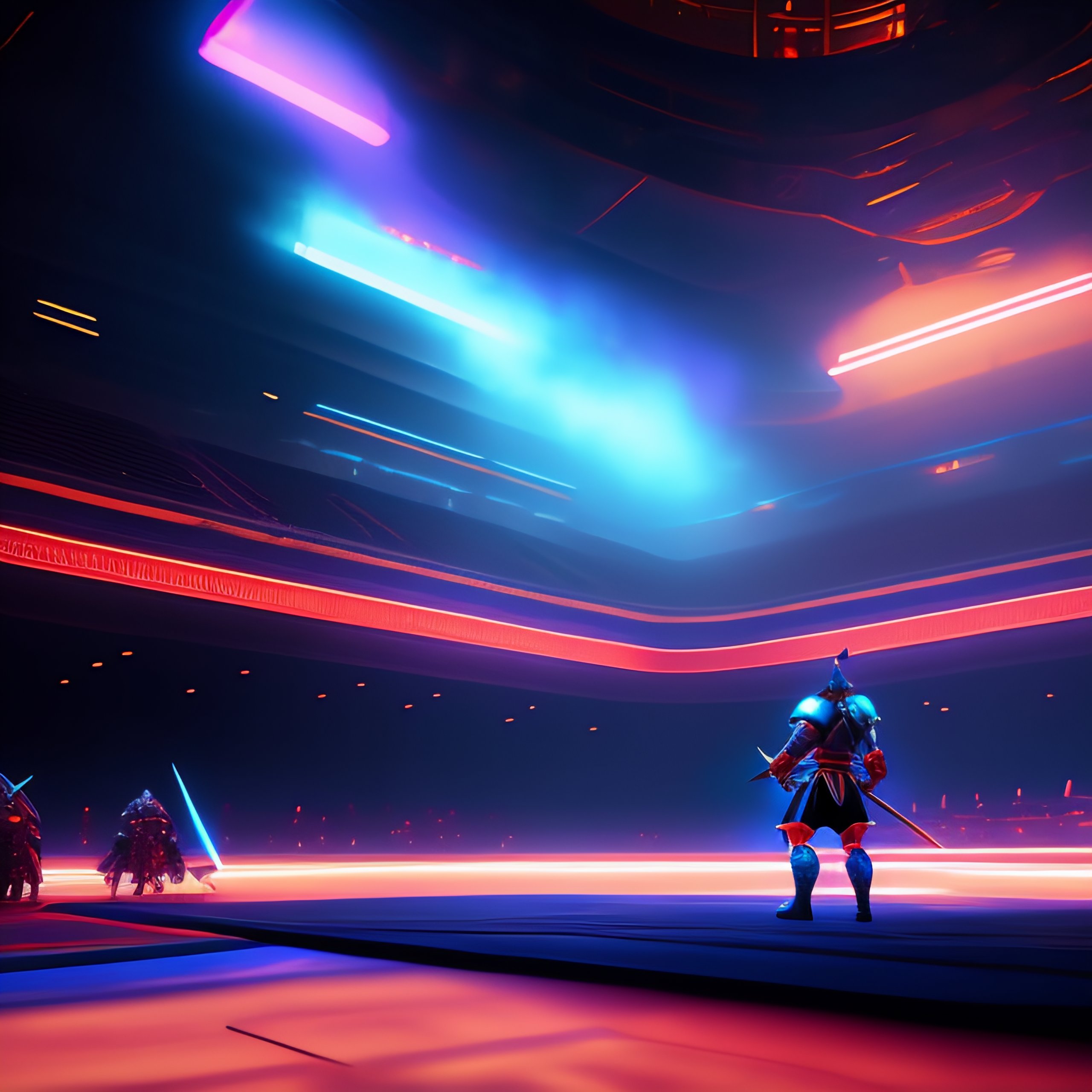 Lexica - Gladiator in an arena with a sword and shield. unreal engine 5 ...