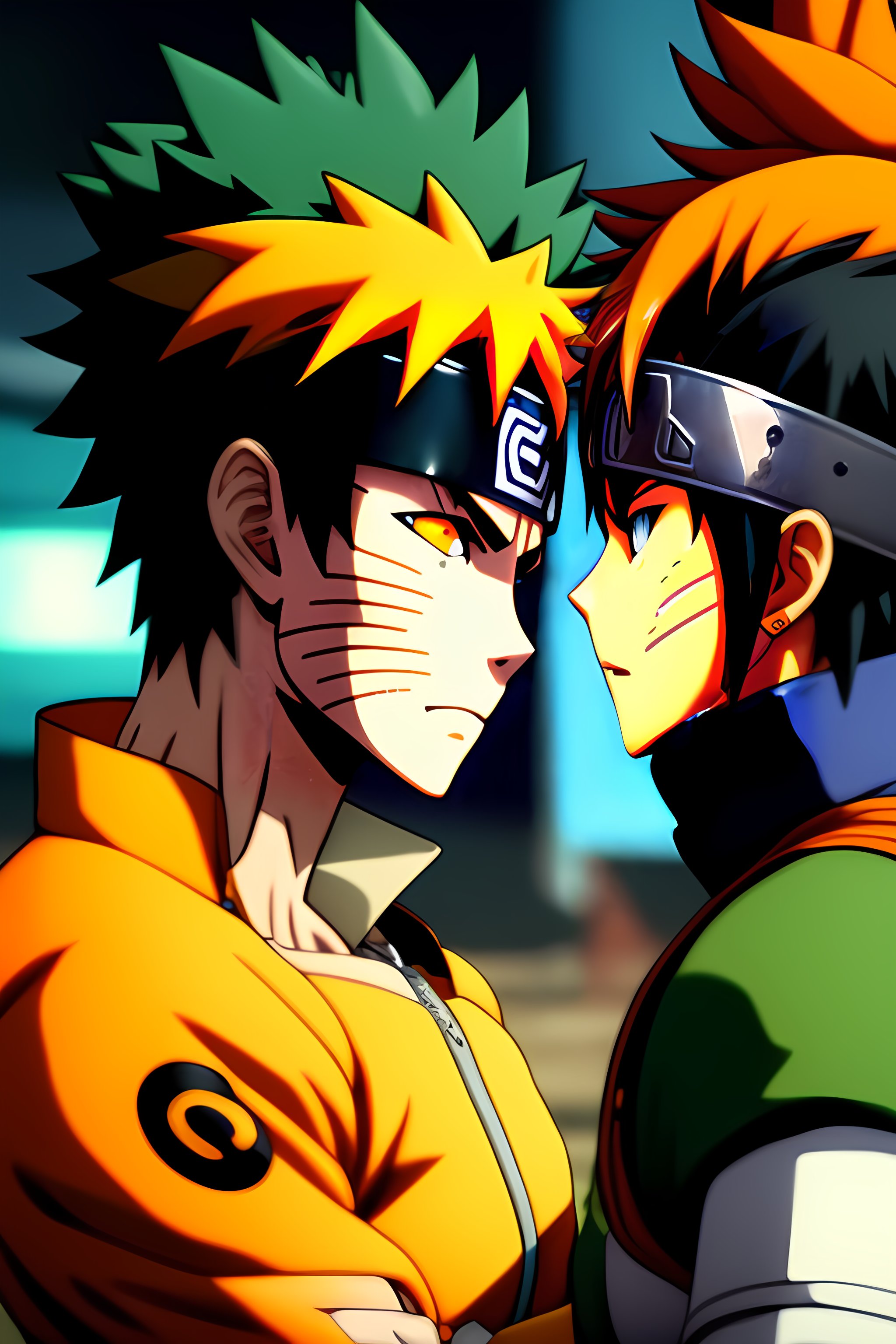 Lexica - Naruto fighting midoriya