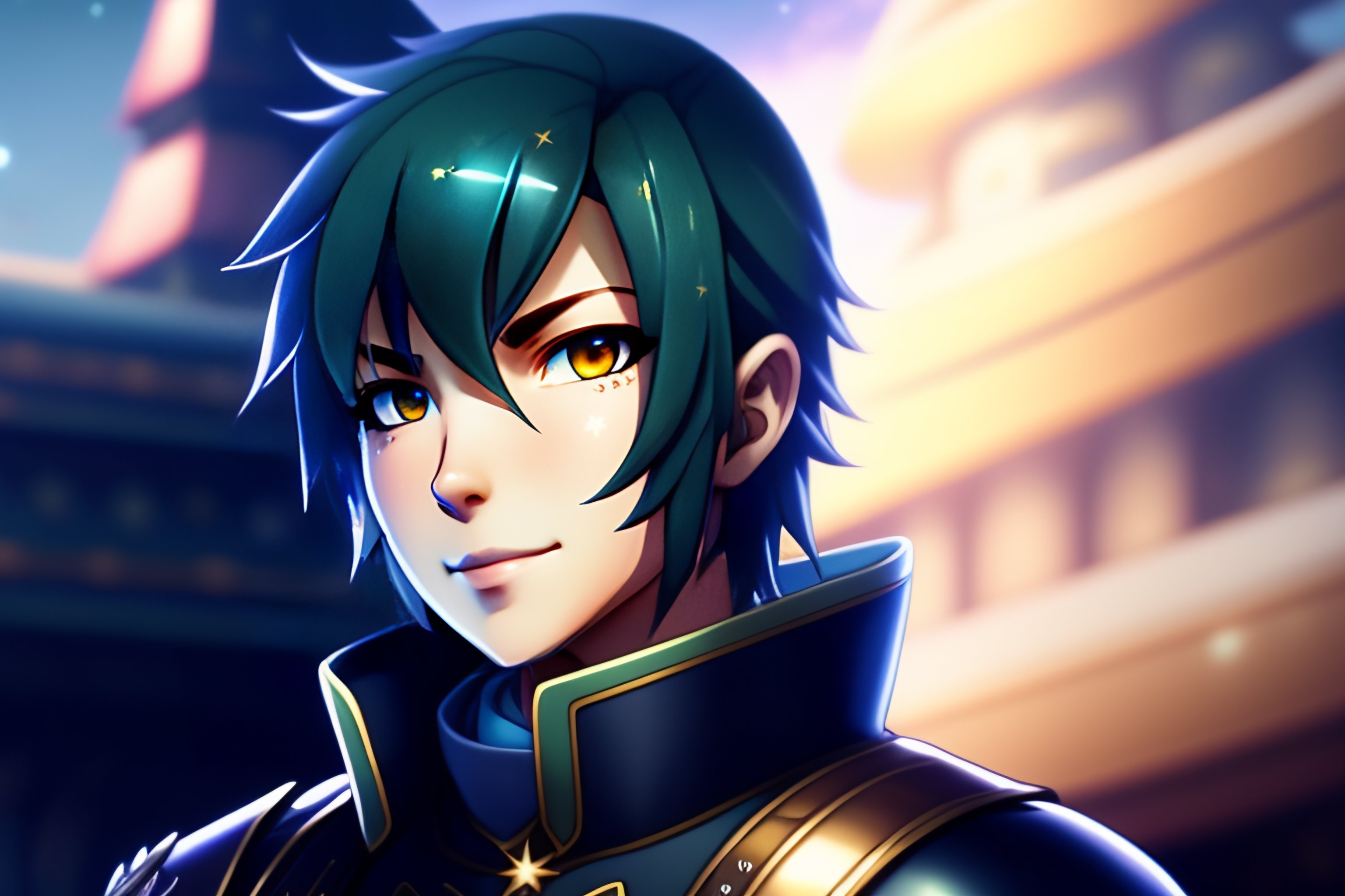 Lexica - Protrait, riku from kingdom hearts, sakimichan, grey hair ...