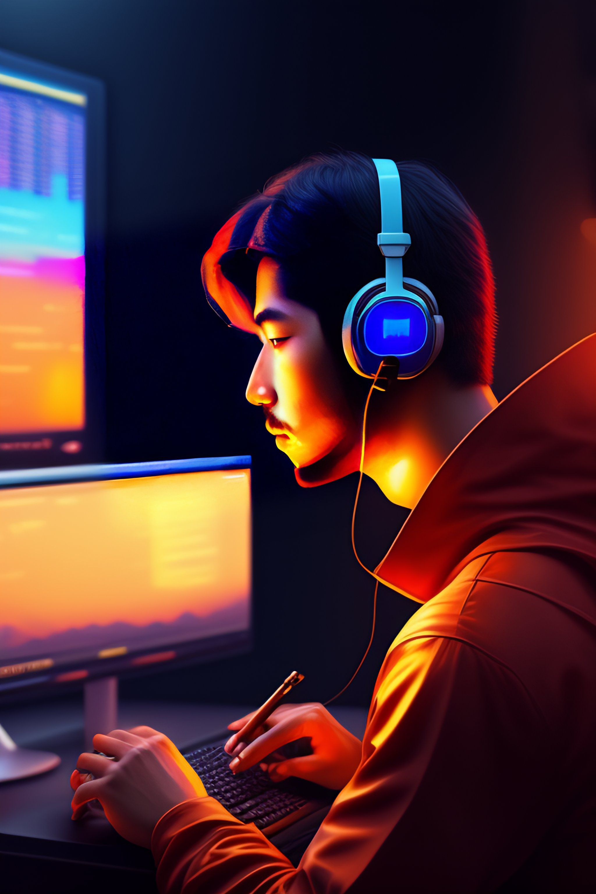 Lexica - Hidden face satoshi nakamoto crypto no face a vibrant ...