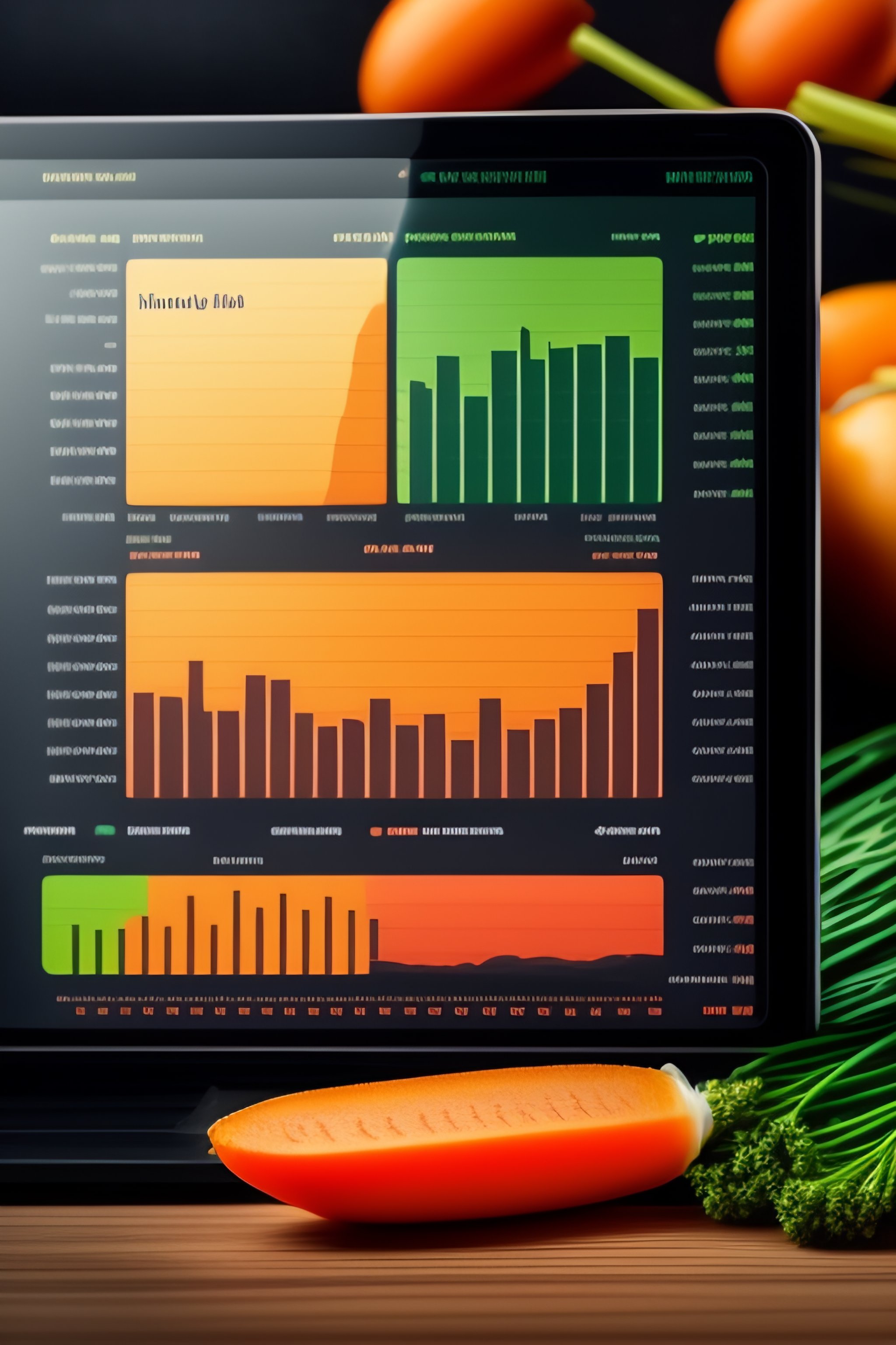 Lexica - An analytical dashboard where the charts are made of carrots ...