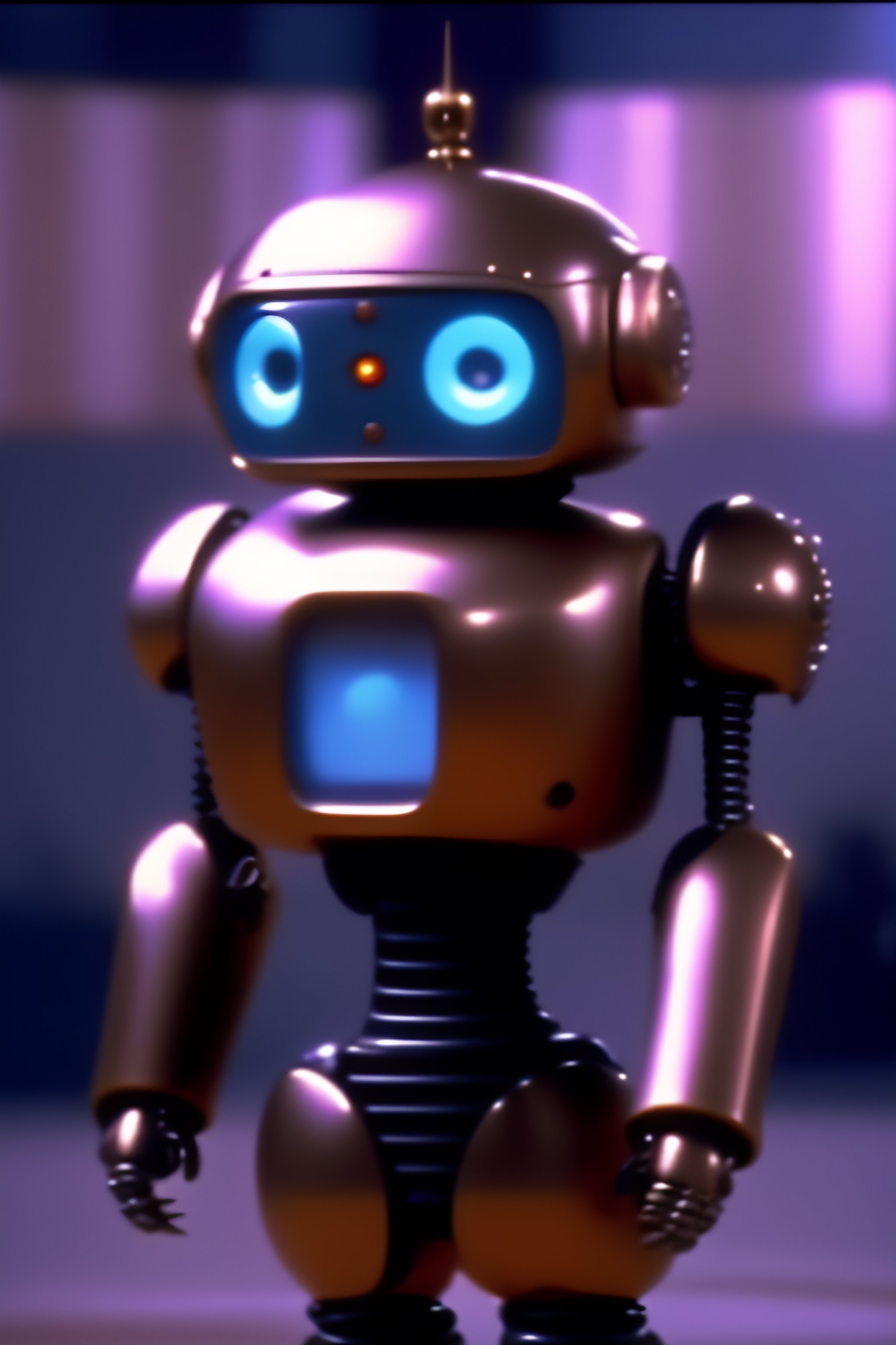 Lexica - Robot from "DVD screengrab from the live action 1965 film"