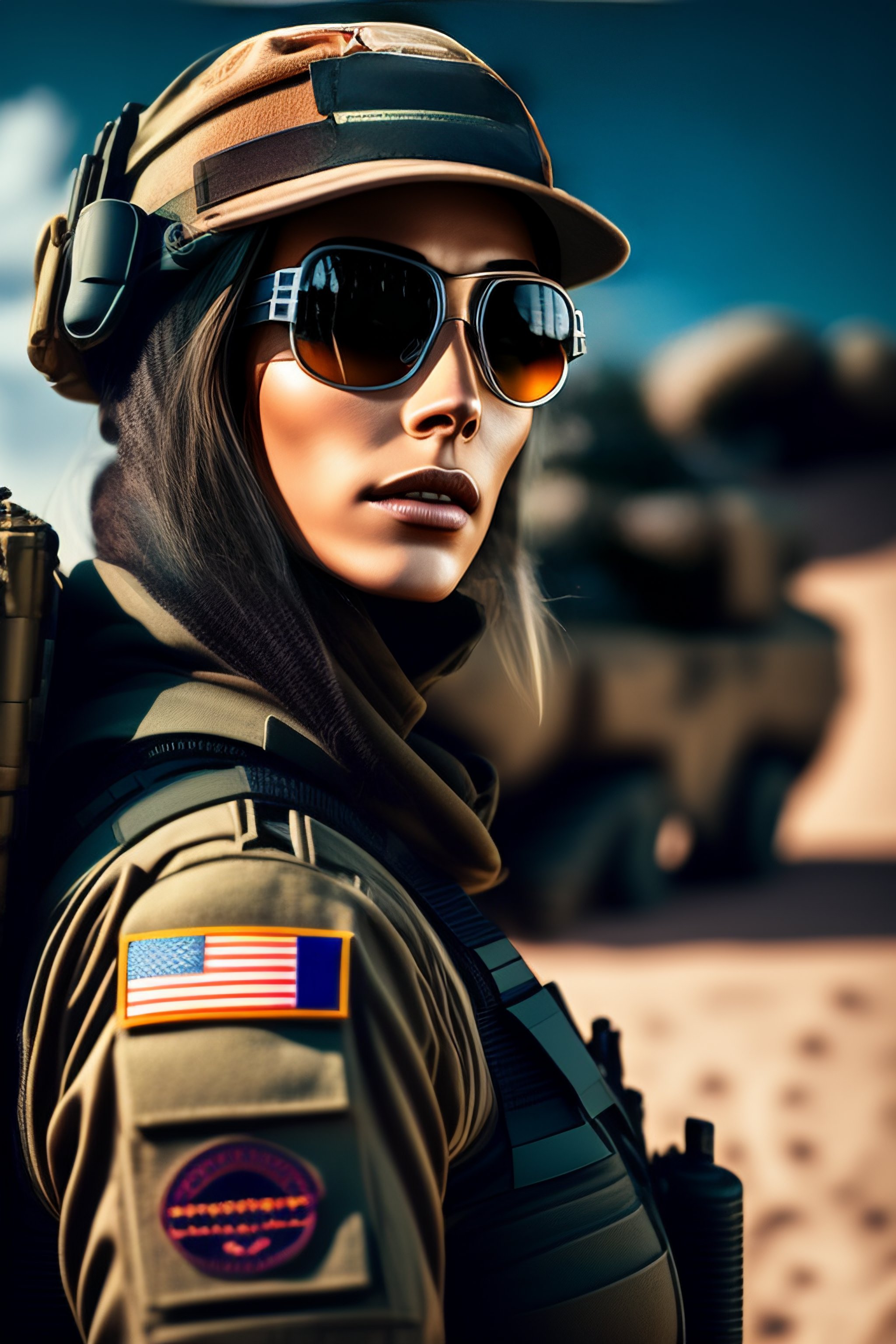 Lexica - Female swat team, sunglasses, photography, highly detailed ...