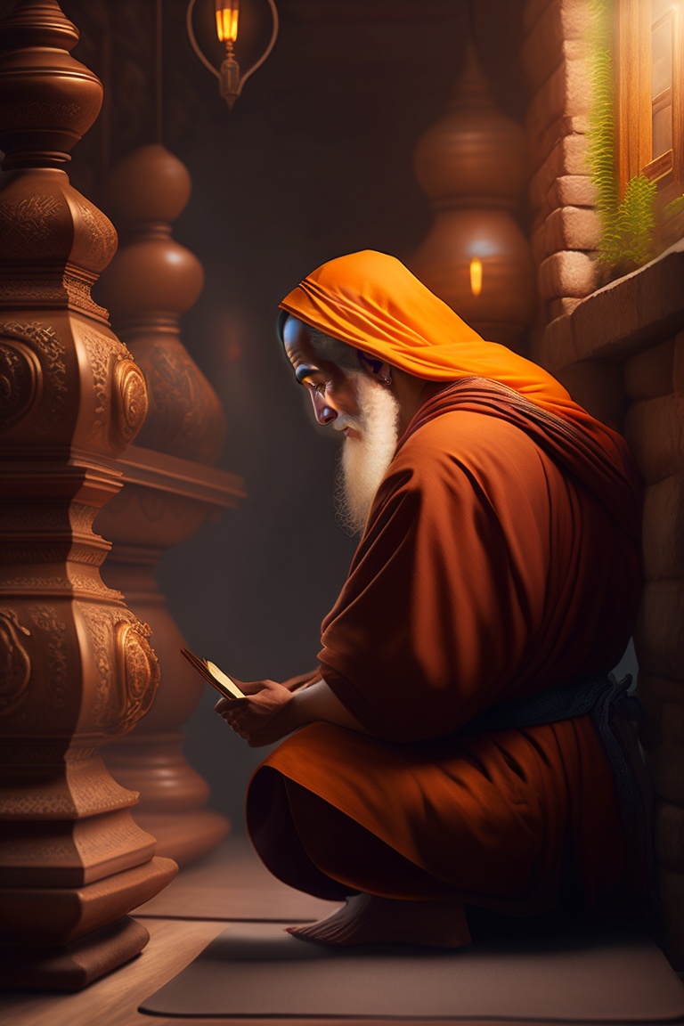 Lexica - The story of the cobbler and the monk: A monk is on a journey ...