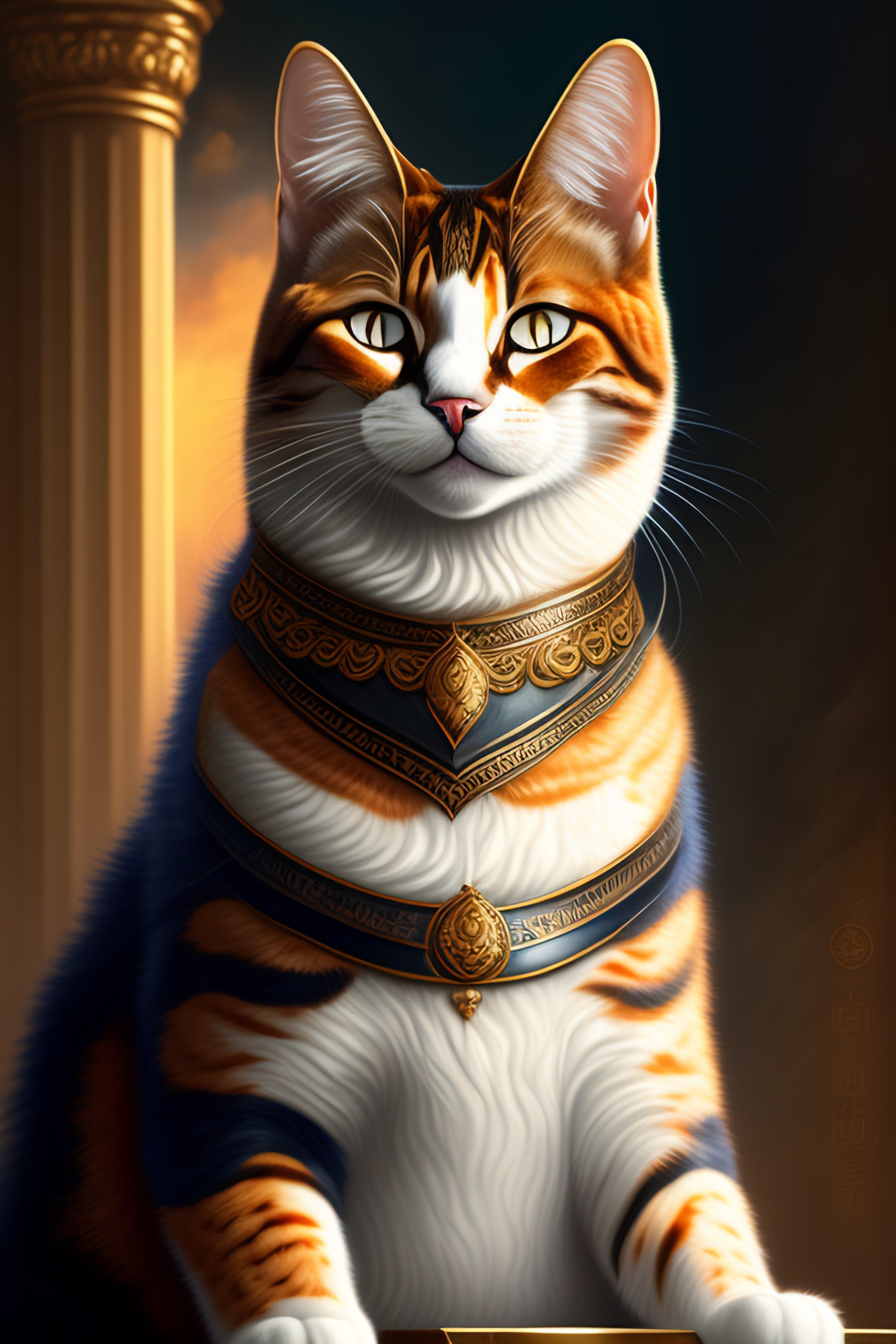 Lexica - Anthropomorphic furry cat smiling in the style of the Achilles ...