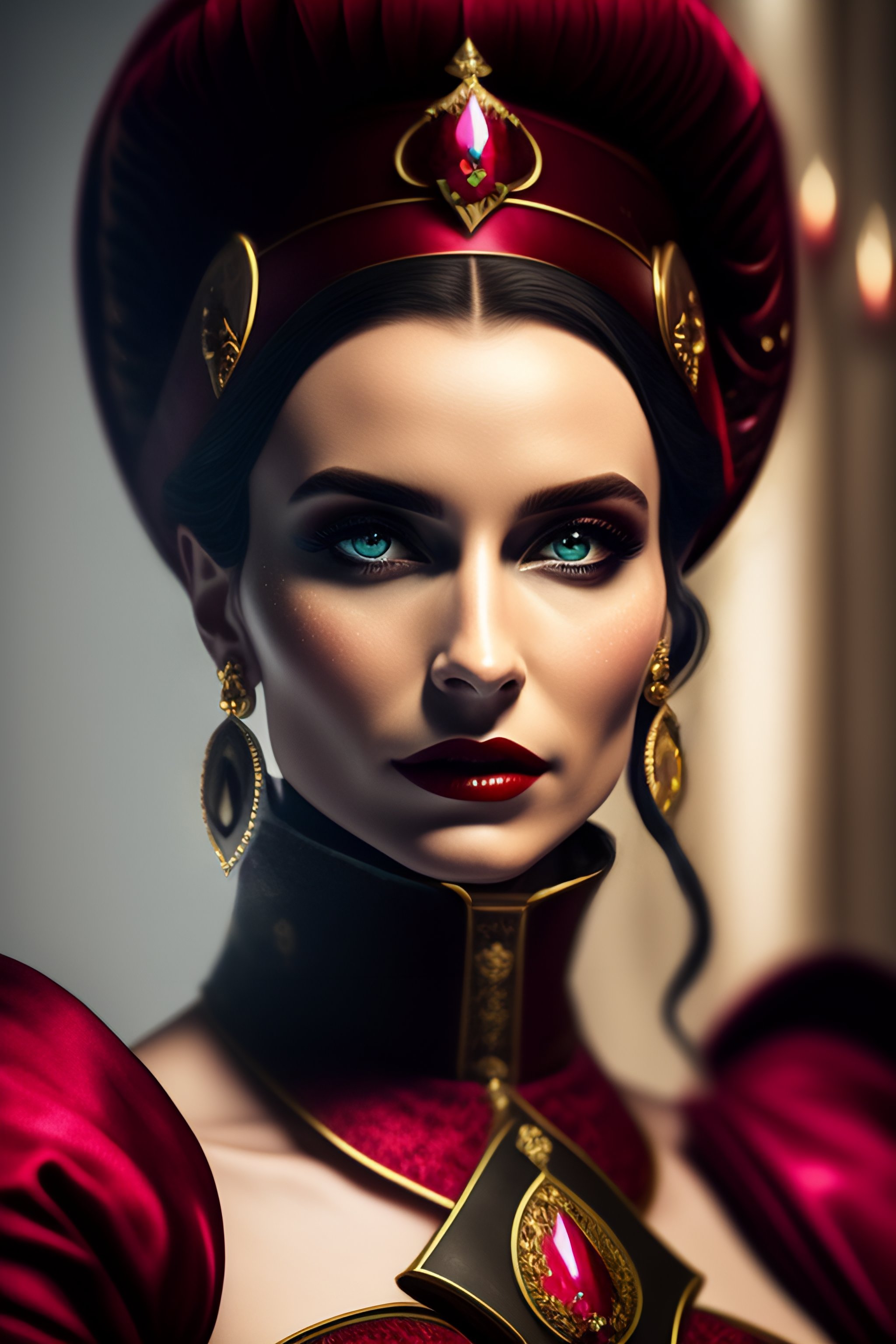 Lexica - Dark Armored ,Elizabeth Bathory, vampire, 4k, realistic