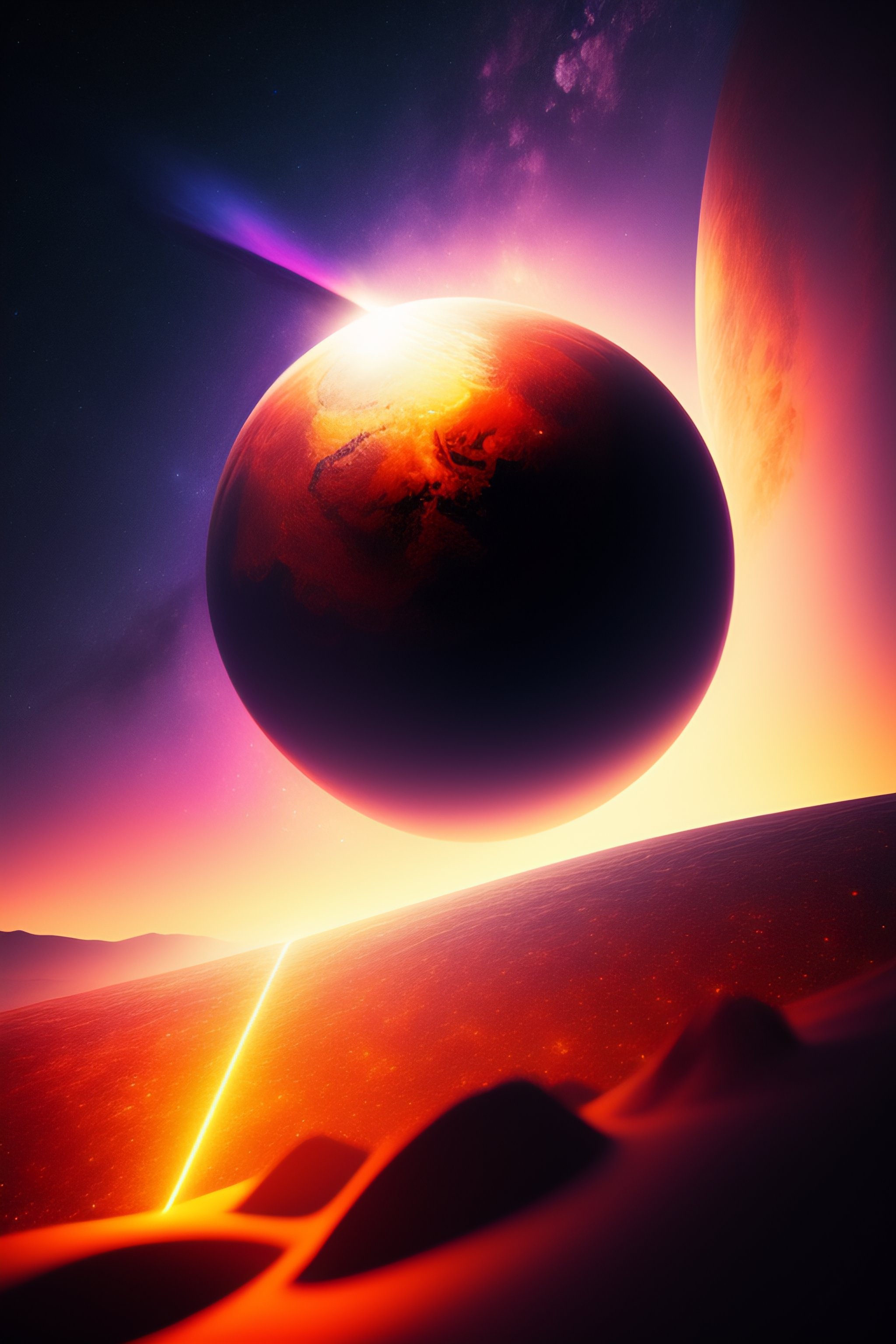 Lexica - This ultra-realistic CGI image of space is a unique ...