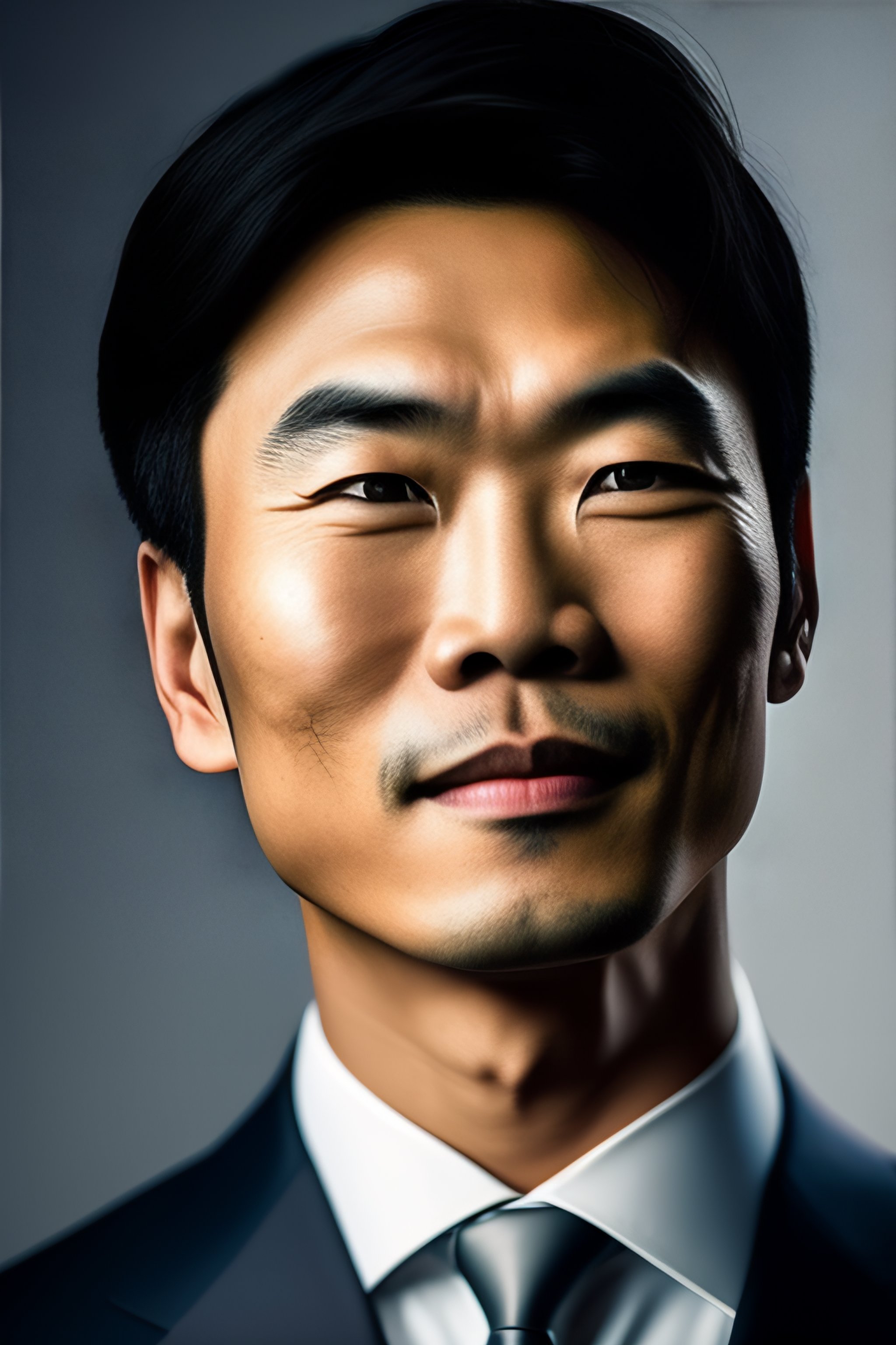 Lexica - Portrait of an Asian man who is a IT manager
