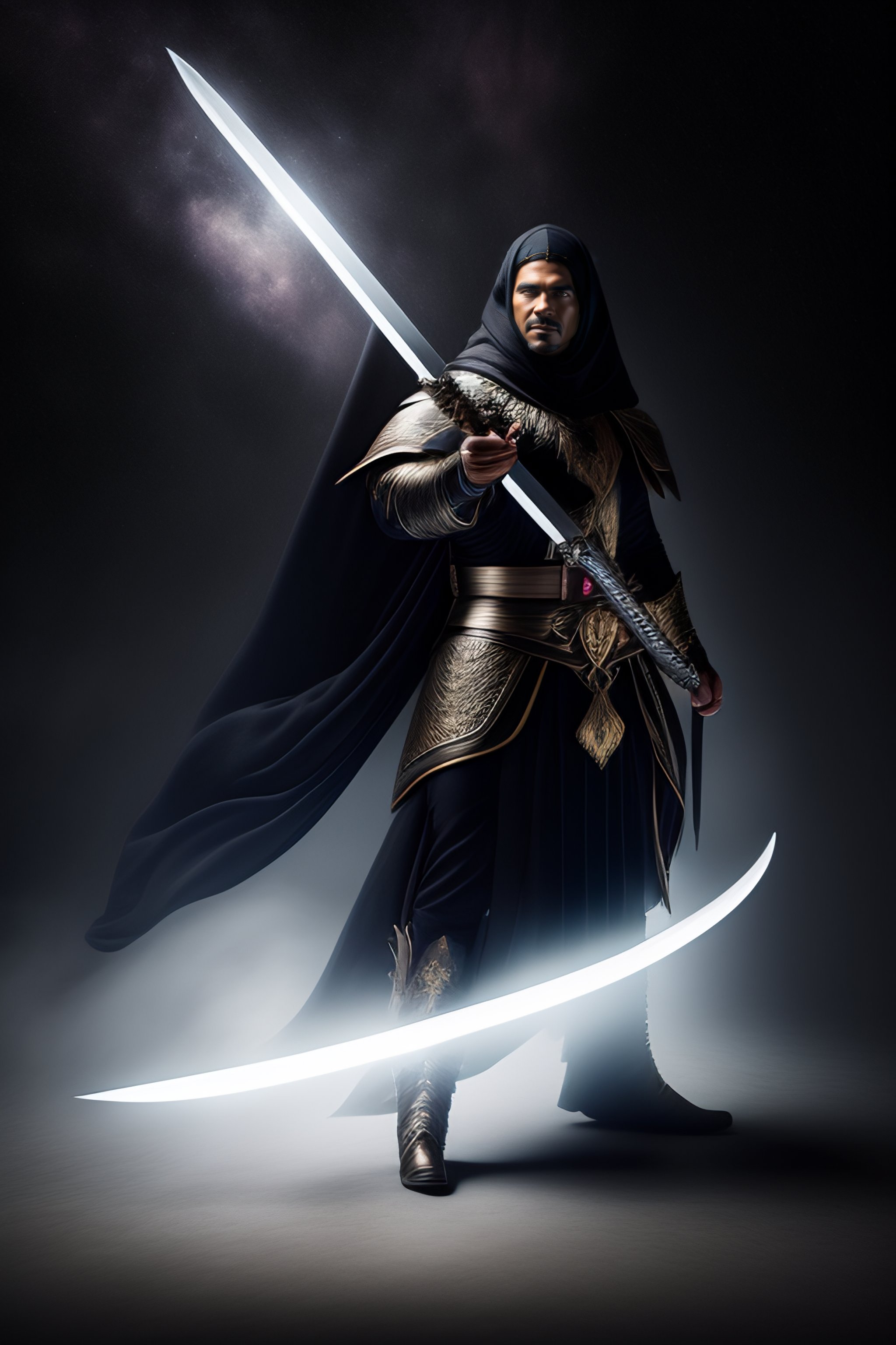 Lexica - Dark long Sword , realistic photo , total sword , ultra ...