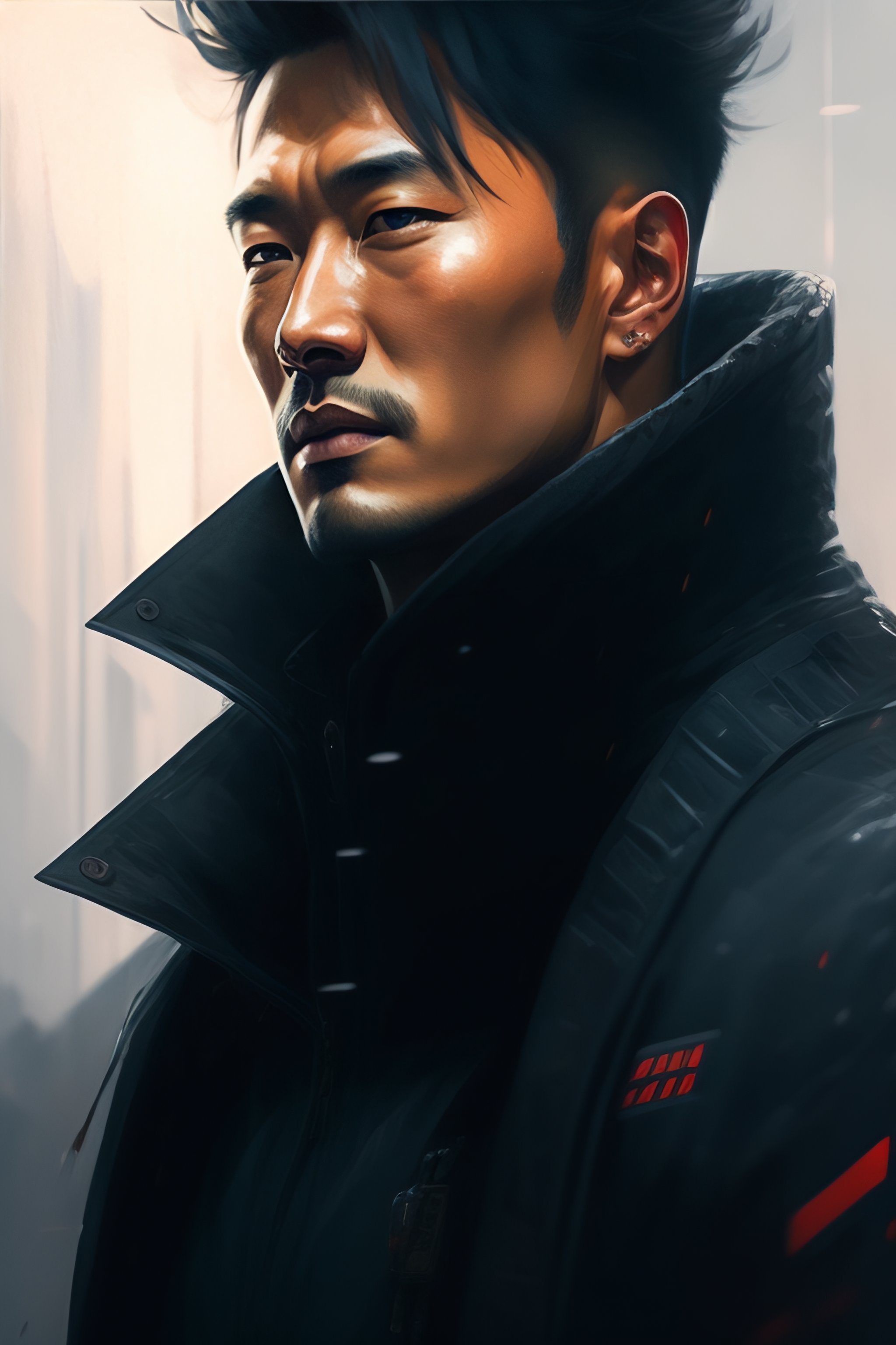Lexica - Portrait of Victor tsoi by Greg Rutkowski, young, manly ...