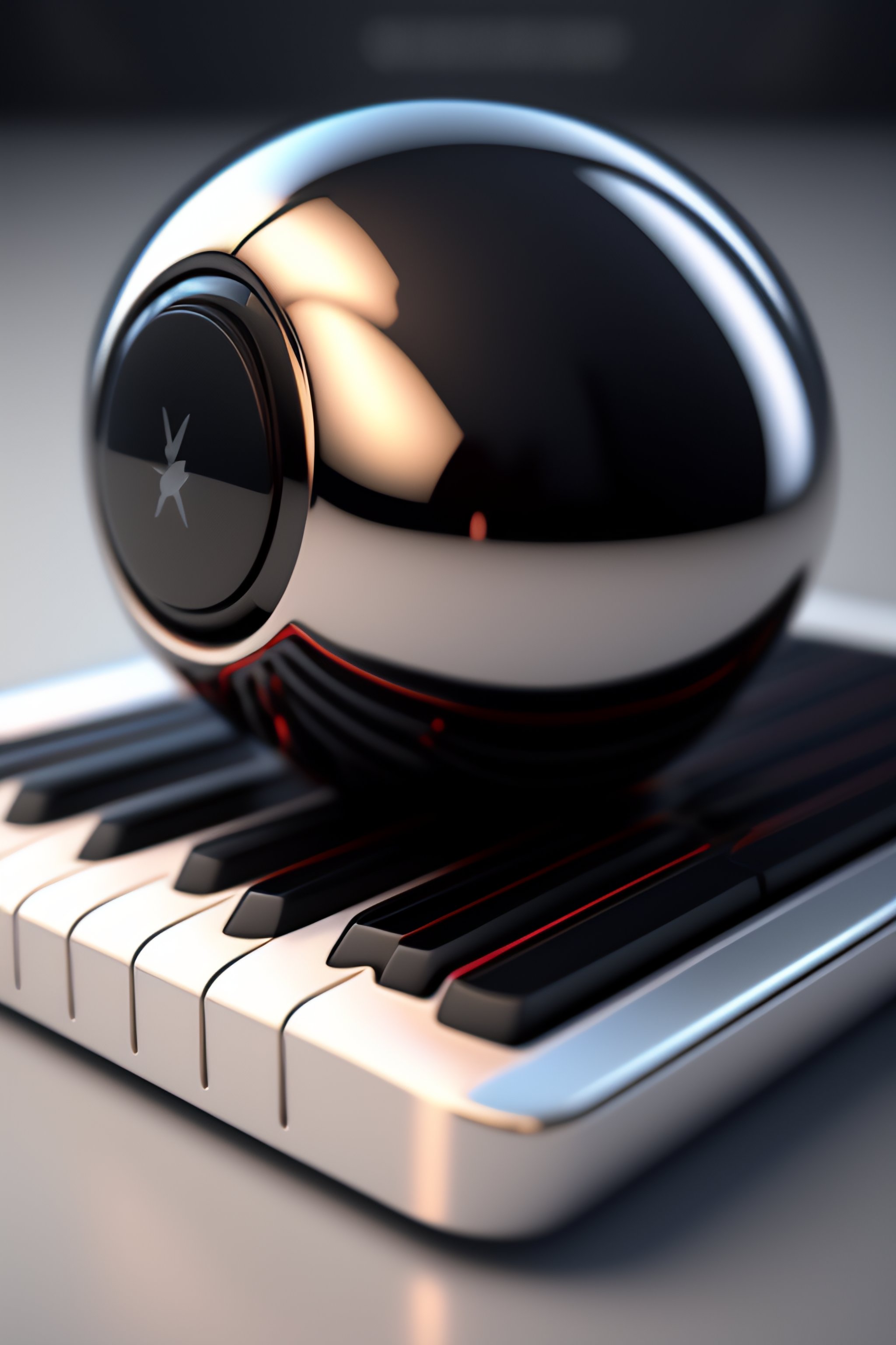 Lexica - A beautiful 3D image of an anthropomorphic keyboard, Cal-Arts ...