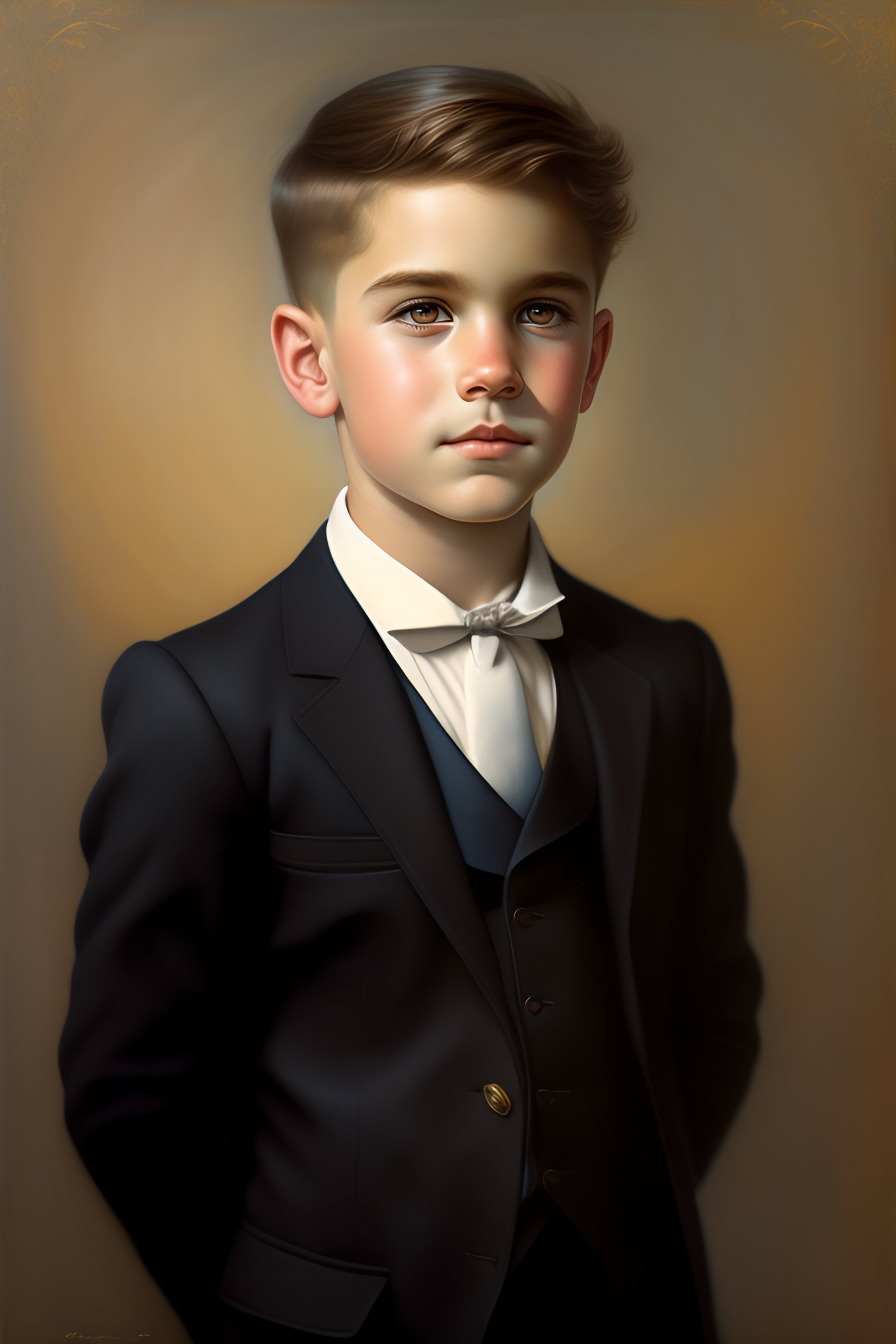 Lexica - Portrait of a handsome young boy, by tom bagshaw and manuel ...