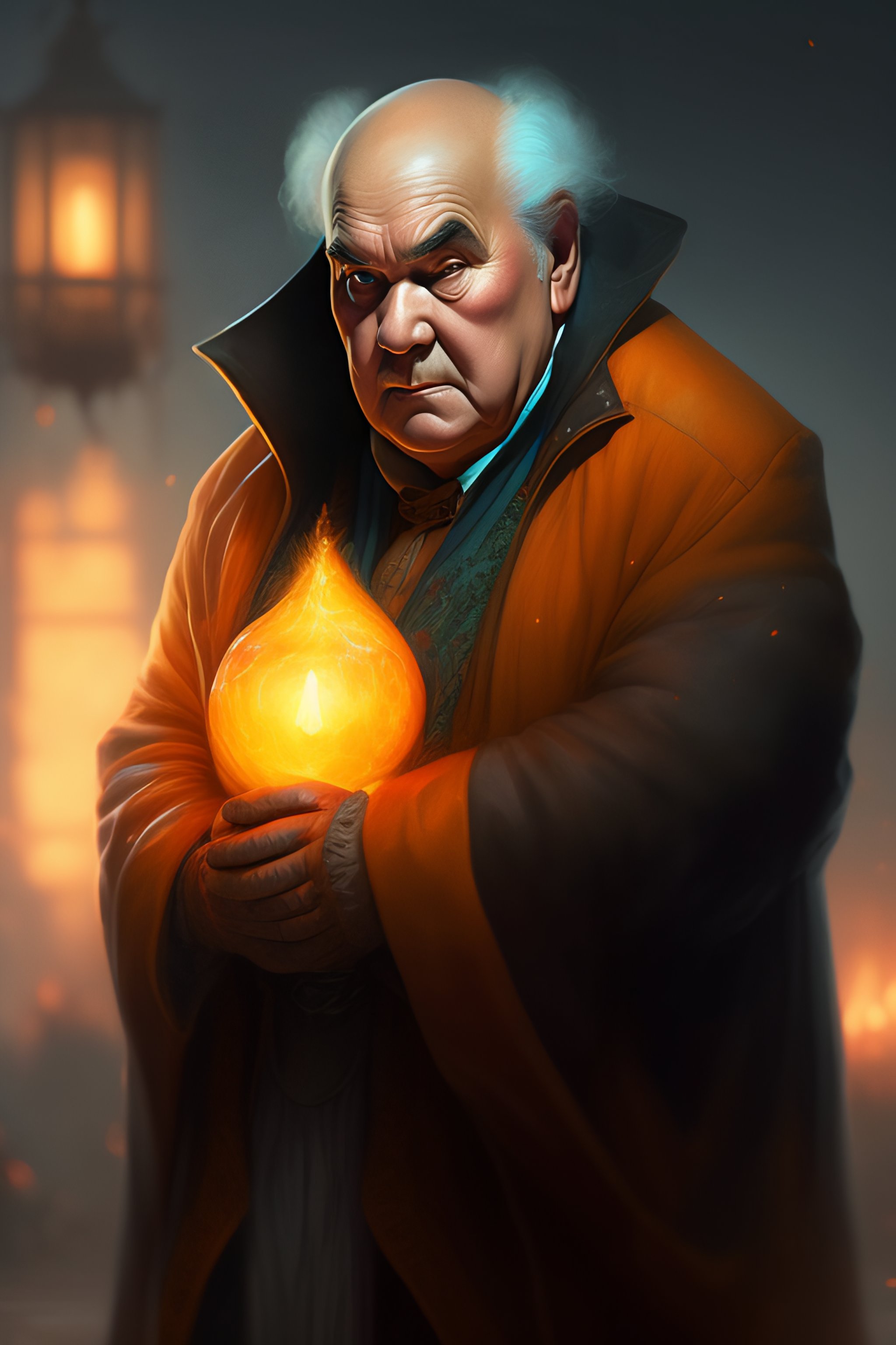 Lexica - Evil warlock, Portrait of Old mage, evil!!!!, wrinkled, John ...