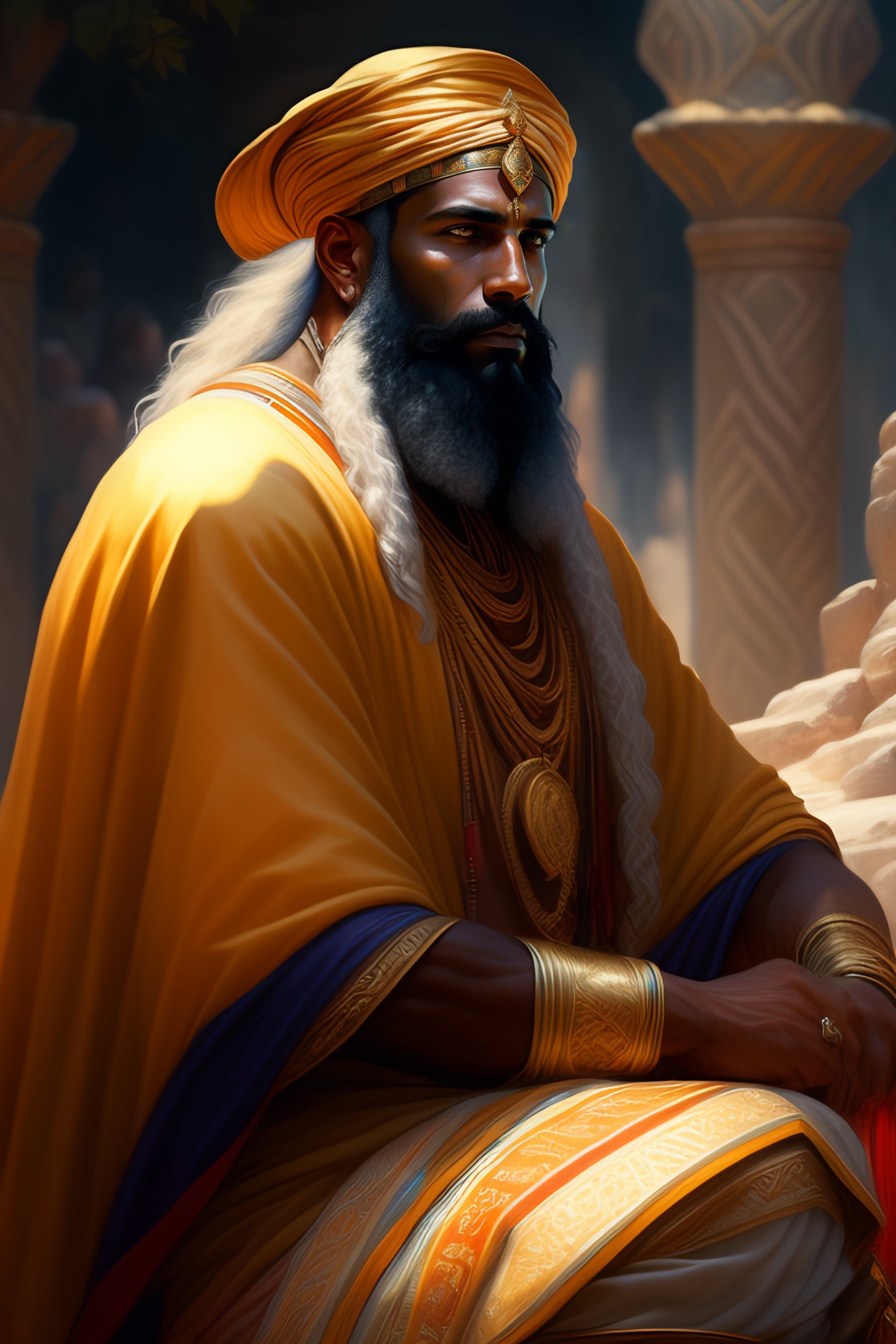 Lexica - Portrait of biblical Joseph of Egypt, intricate, highly ...