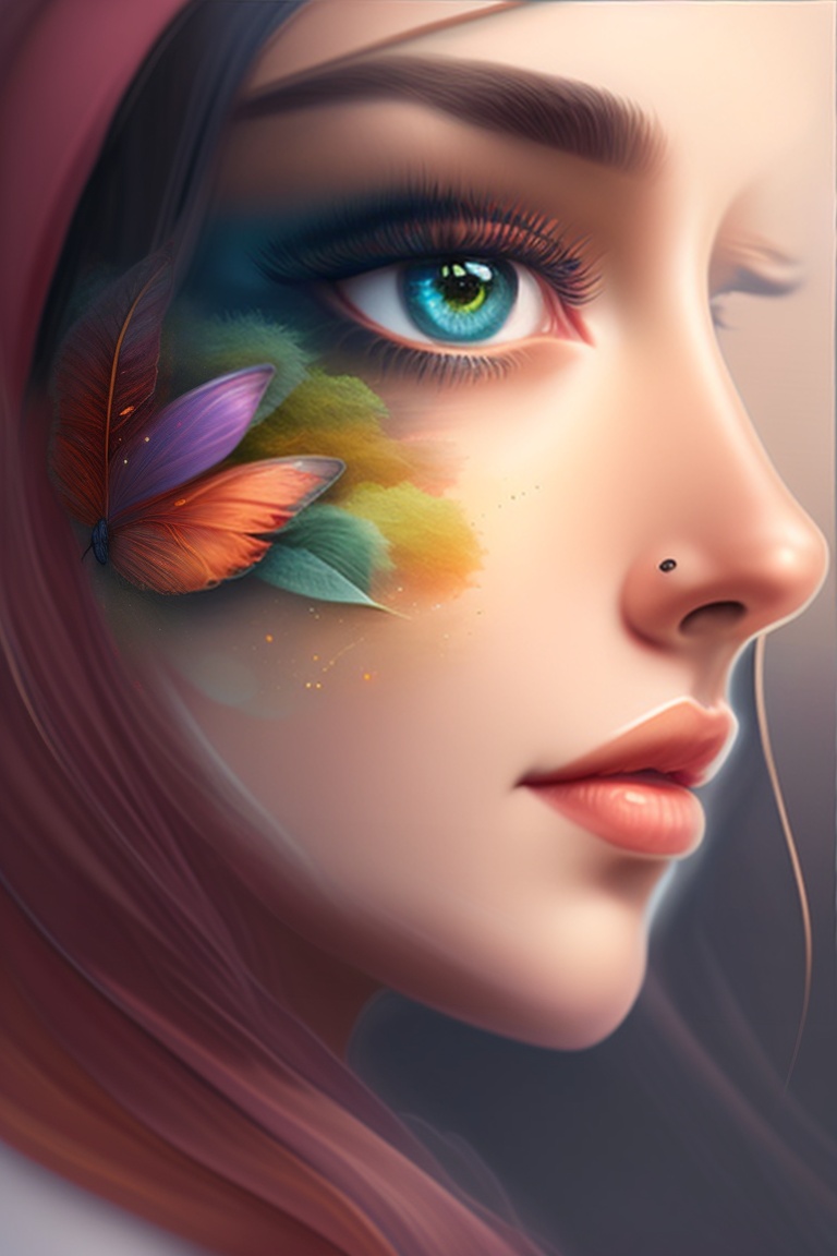 Lexica - Her delicate human faculties hold the 2d illustrated notes, 4k ...