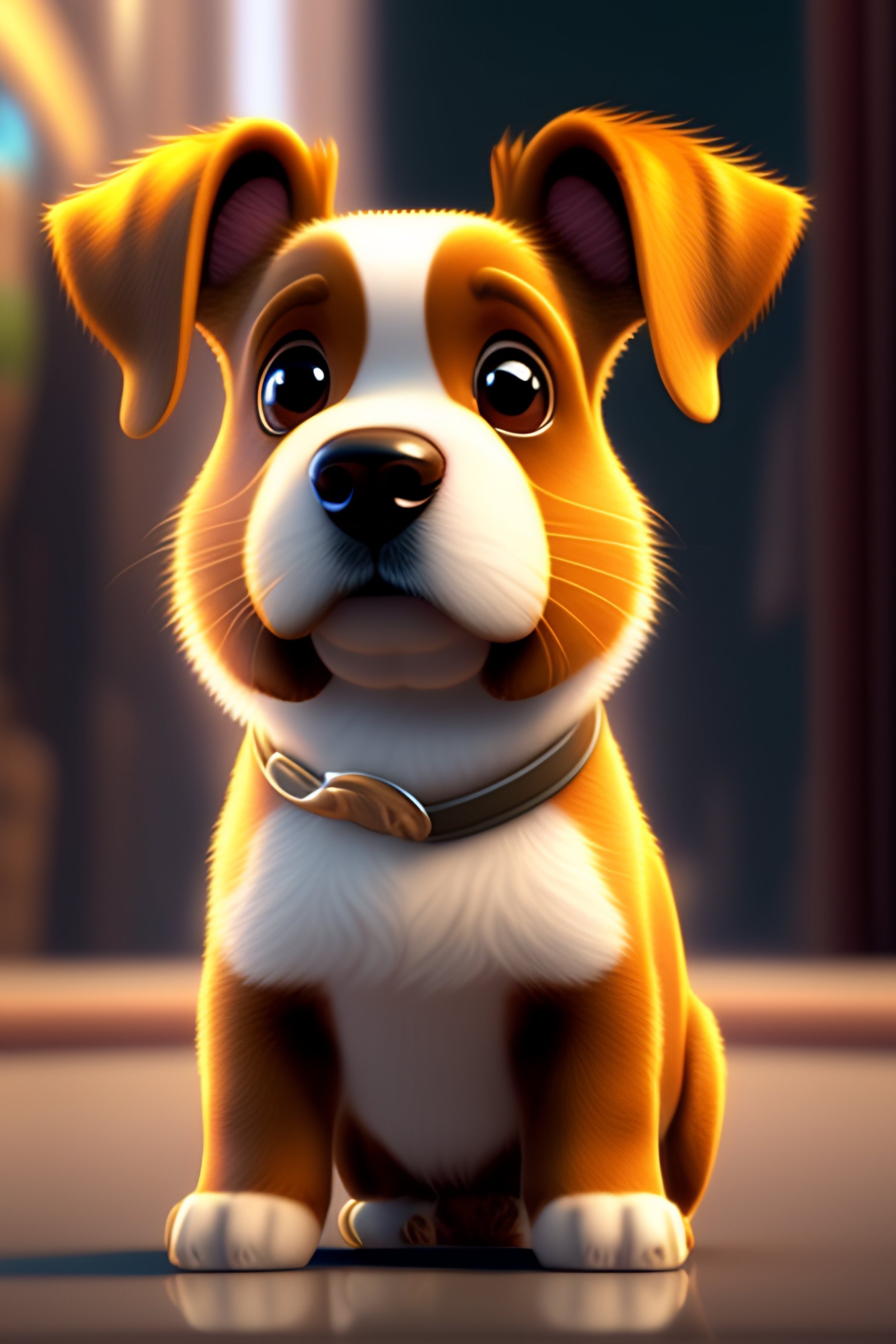 Lexica - Dog maltese Pixar style