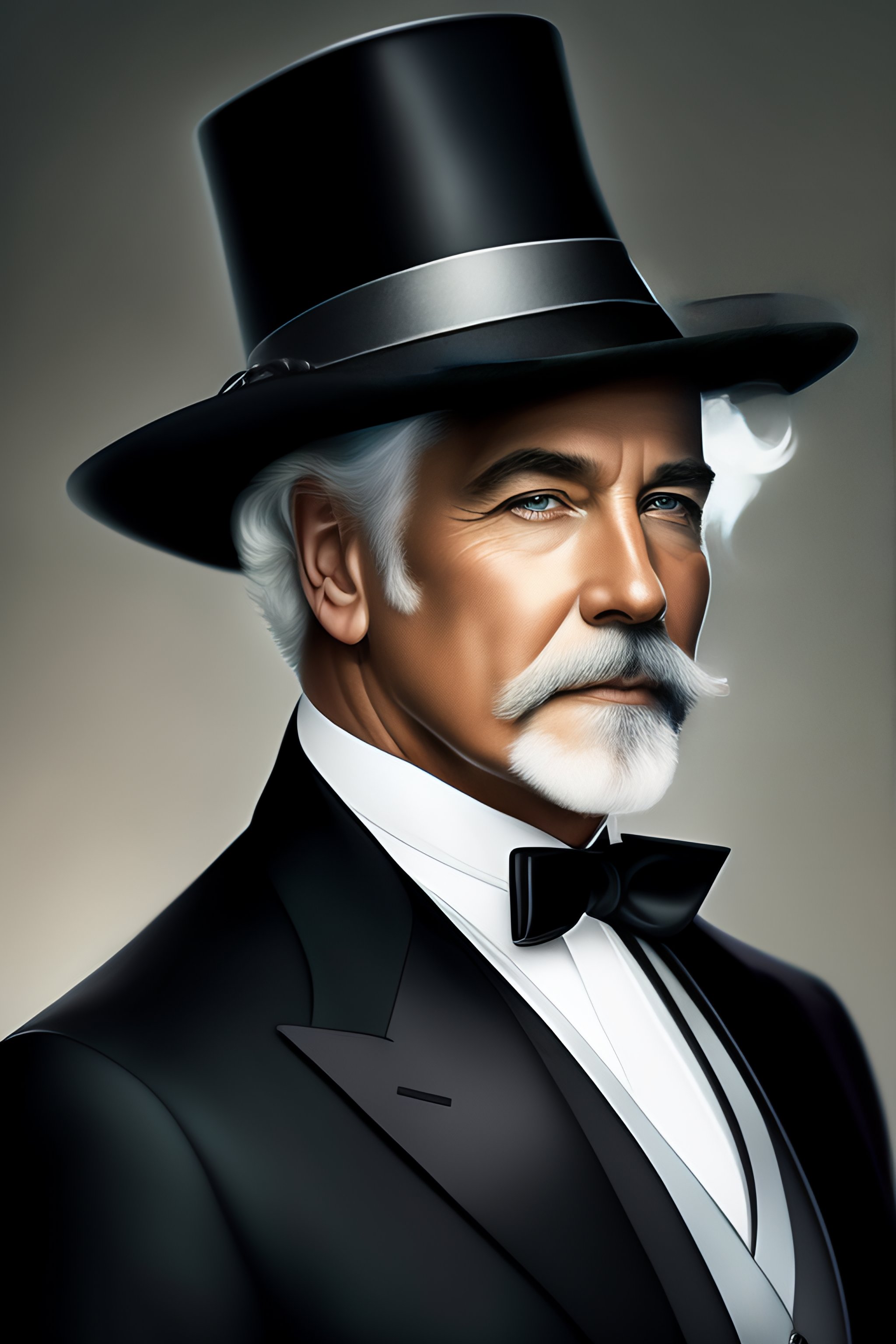 Lexica - British 65 years old man from american 1890s, white hair and ...