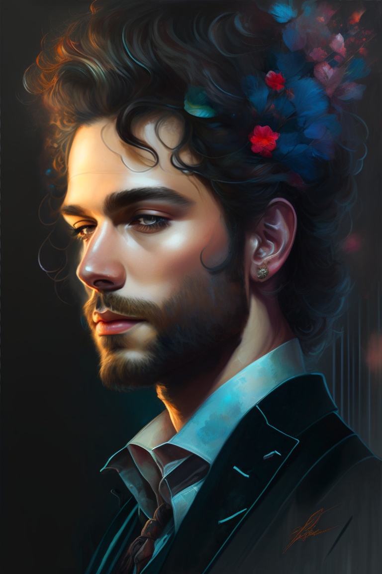 Lexica - Luis Gitano family in dark art. portrait of a rich ...