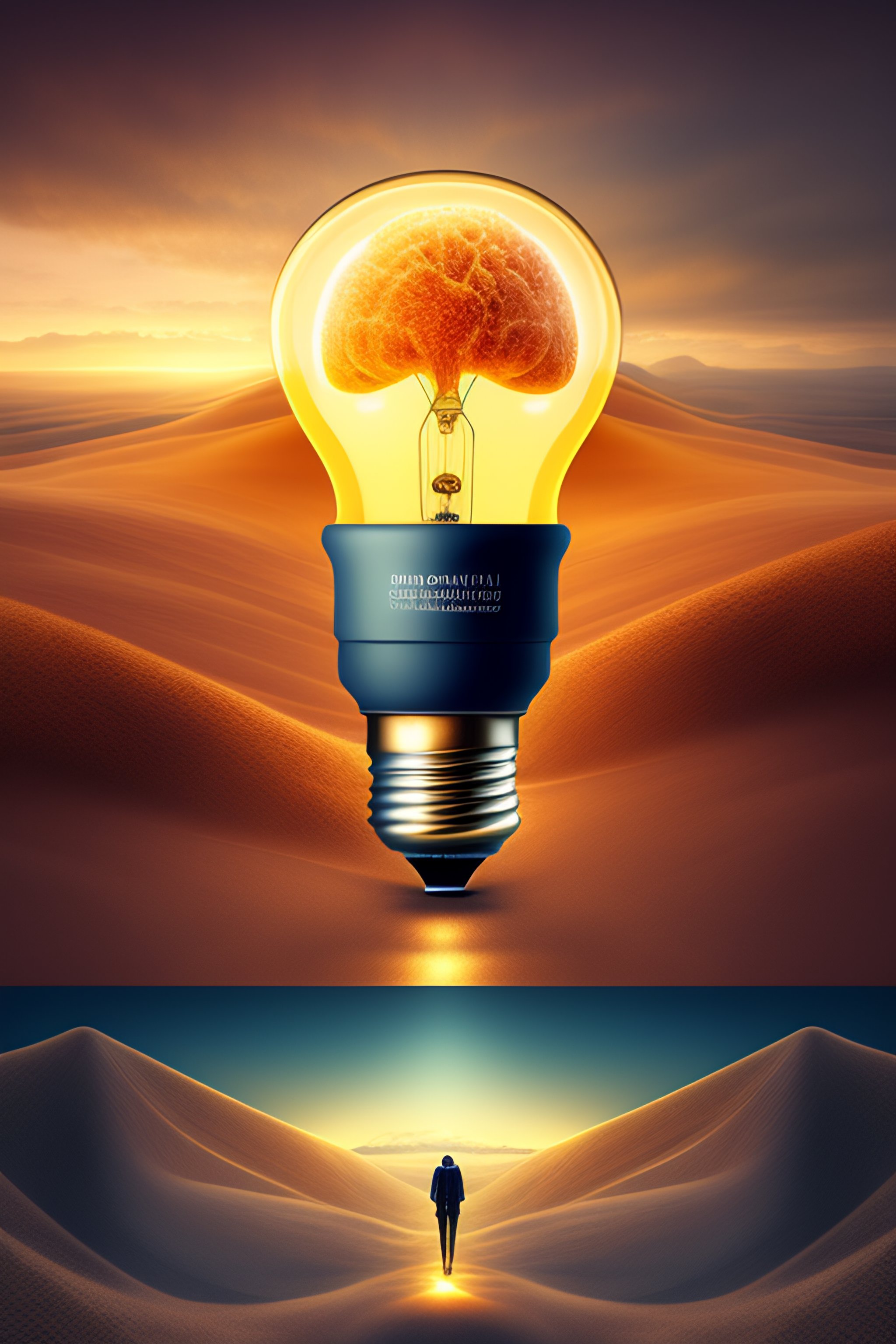 Lexica - Create an image that showcases the concept of 'innovation' in ...