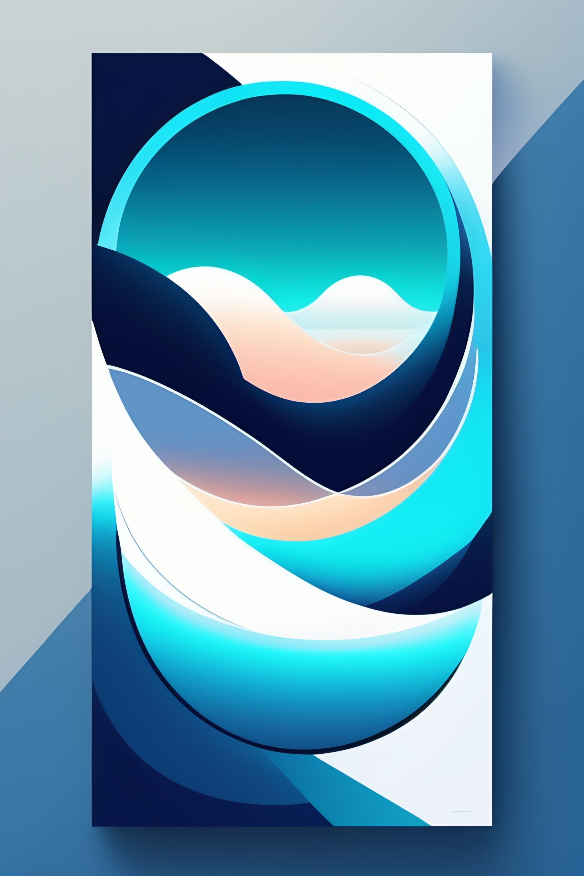 Lexica - The abstract artistic flat illustration famous artist, creative art, soft colors mono ...