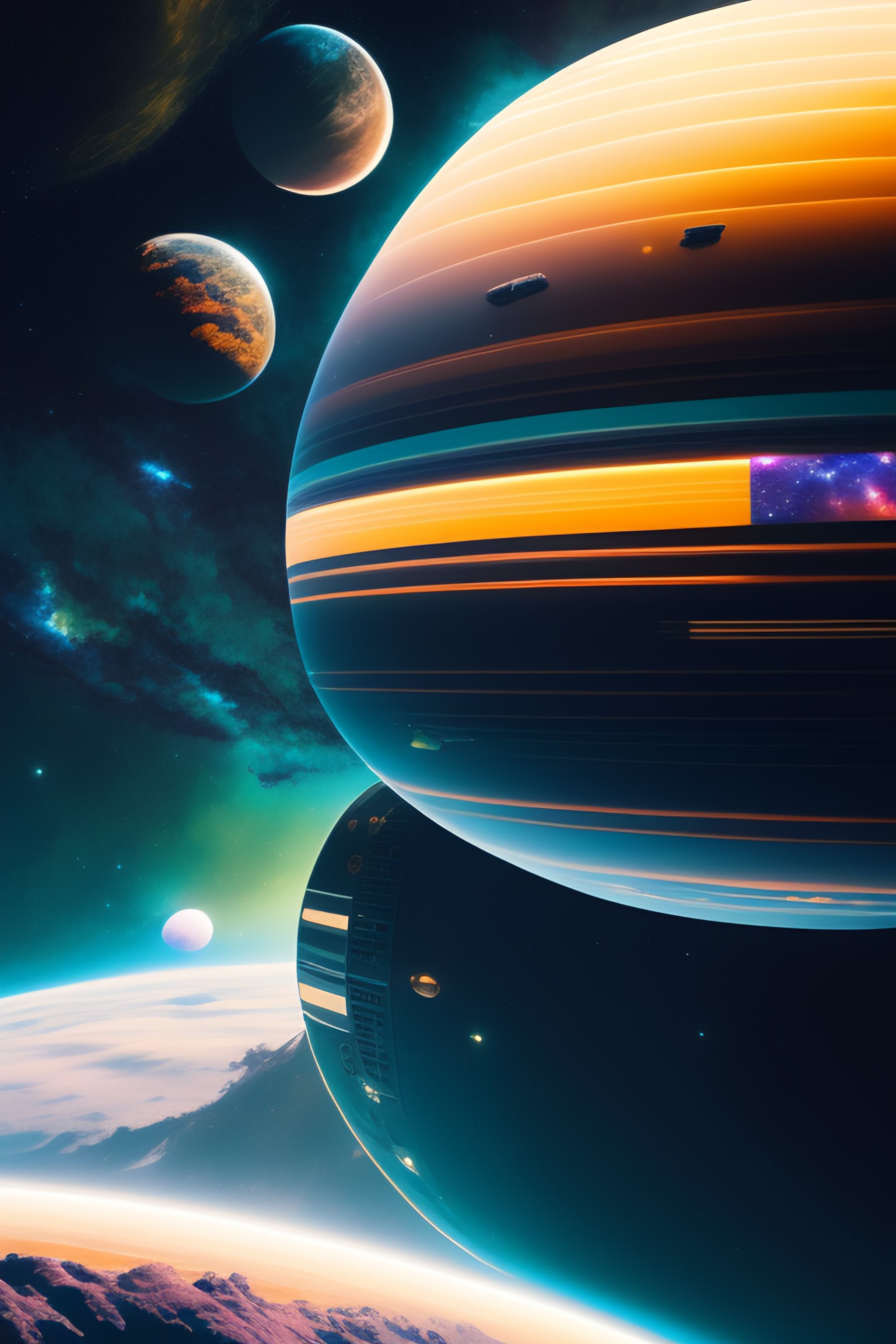 Lexica - Space station with biomes