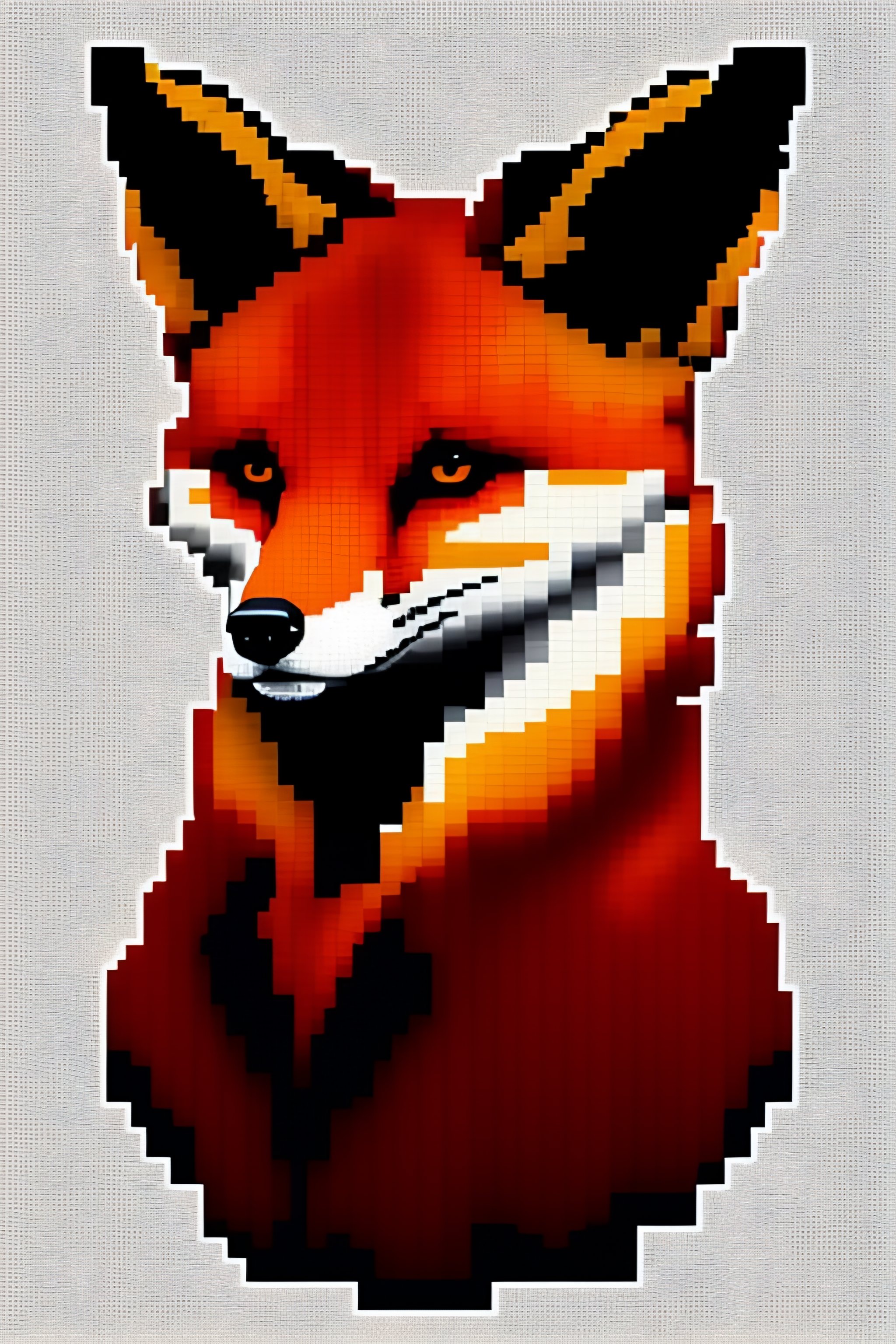 Lexica - Pixel art of a humanoid fox 16x16