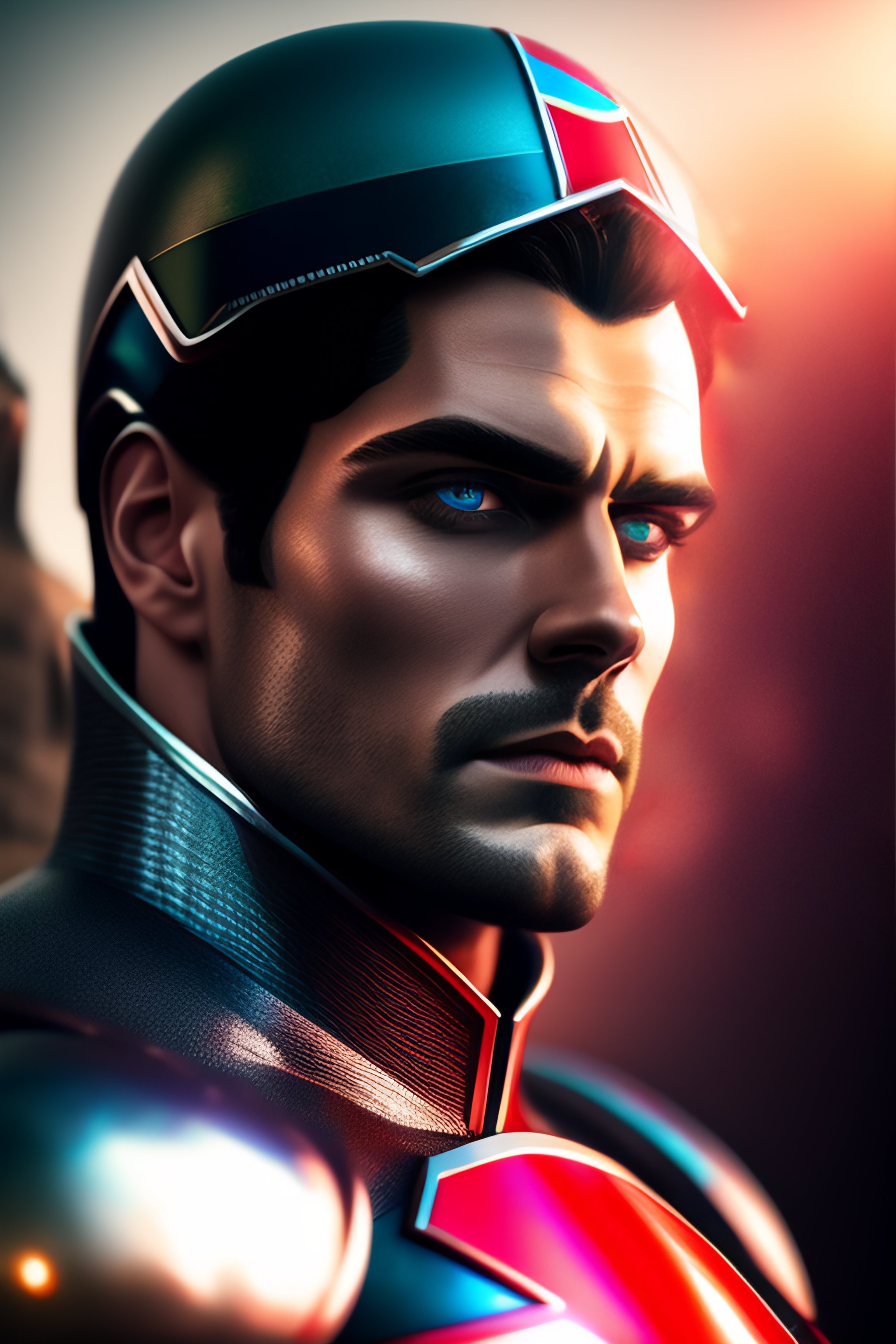 Lexica - Henry Cavill as handsome muscular hero Captain Britain ...