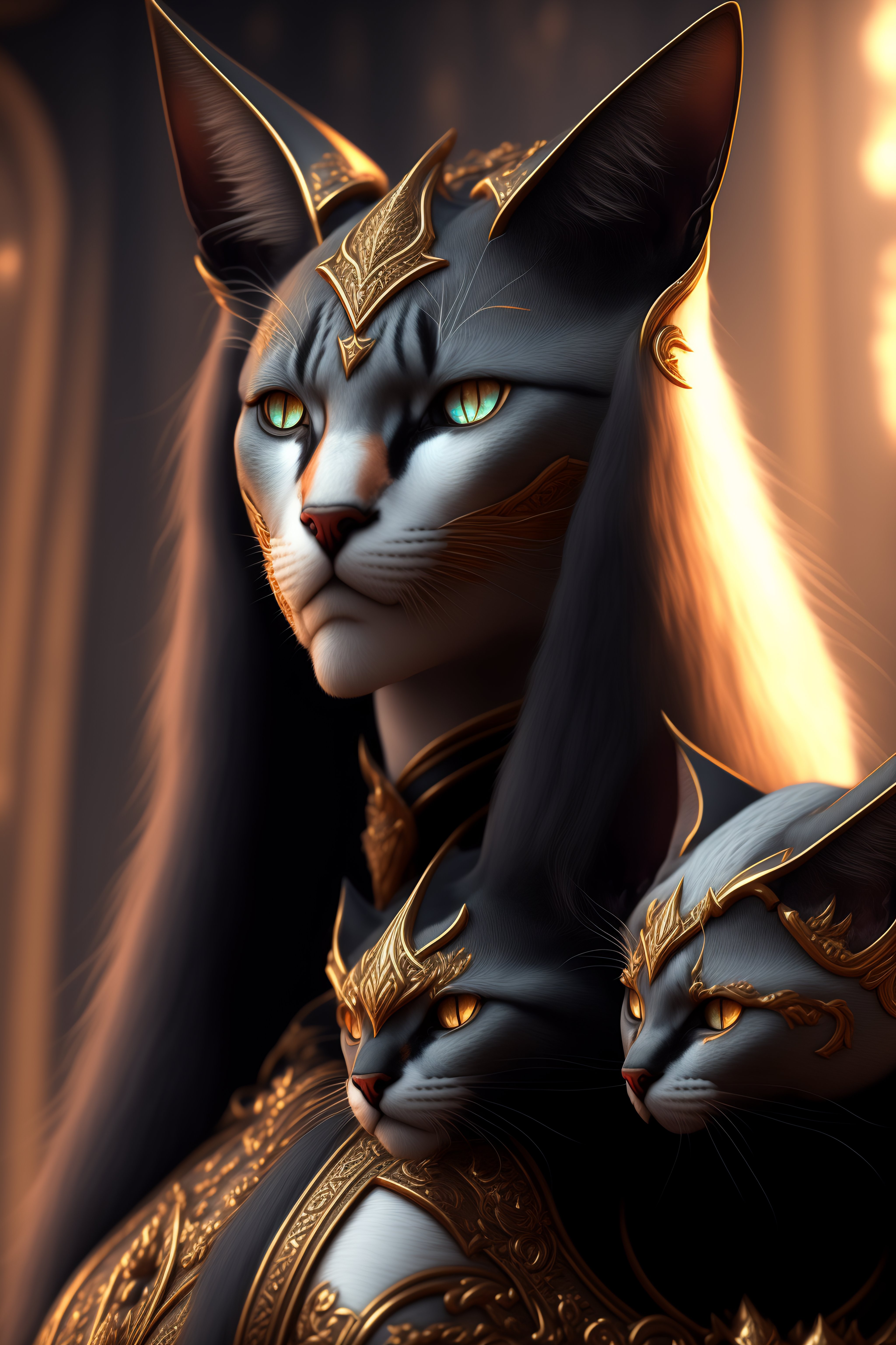 Lexica - Race of cats in the fantasy world of dnd Conceptual art ...