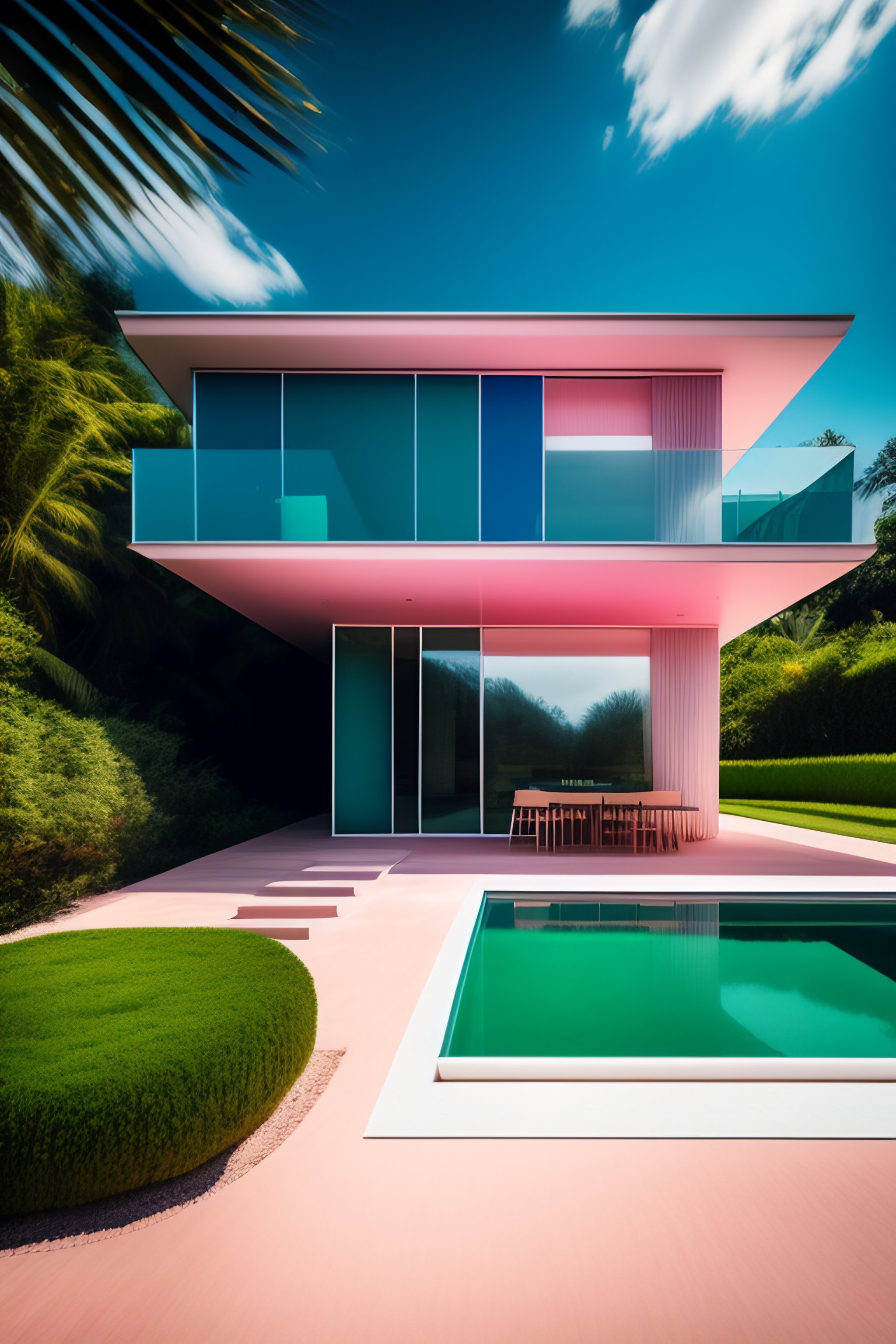 Lexica - Modern tropical house with ulin wood, minimalist, modern ...