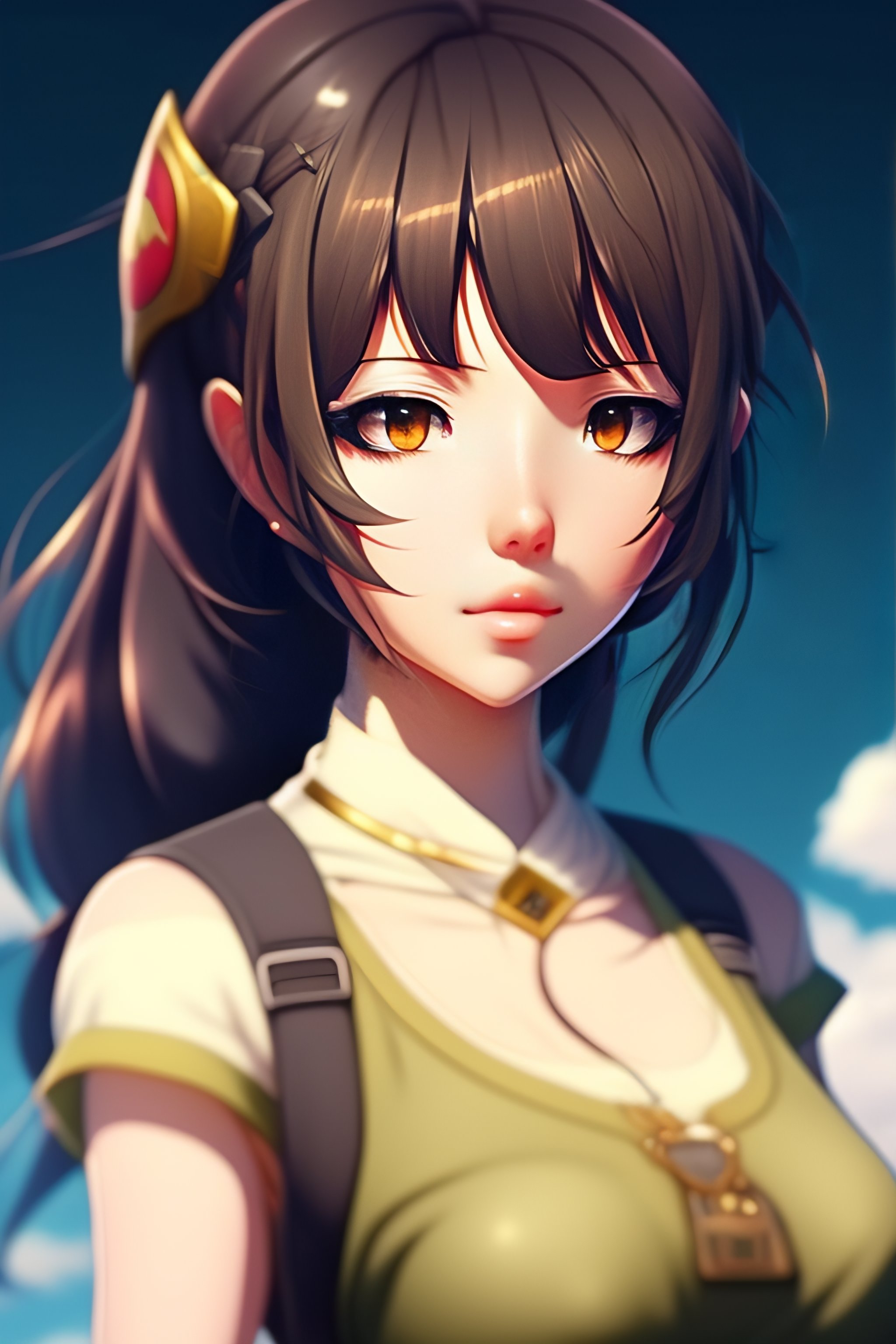 Lexica - Girl anime style, hyper realistic, mega boo,