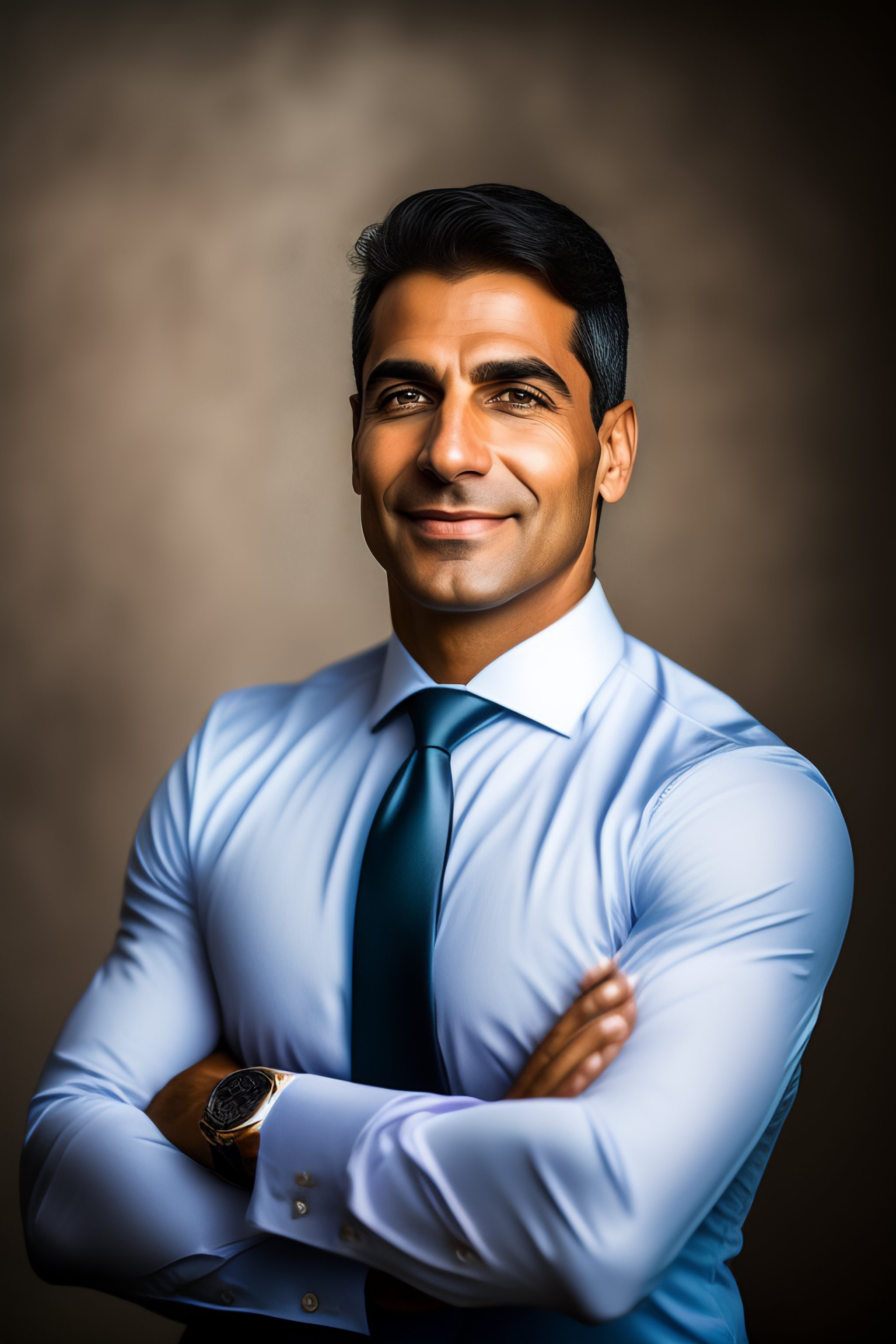 Lexica - Portrait of a real estate brazilian male broker